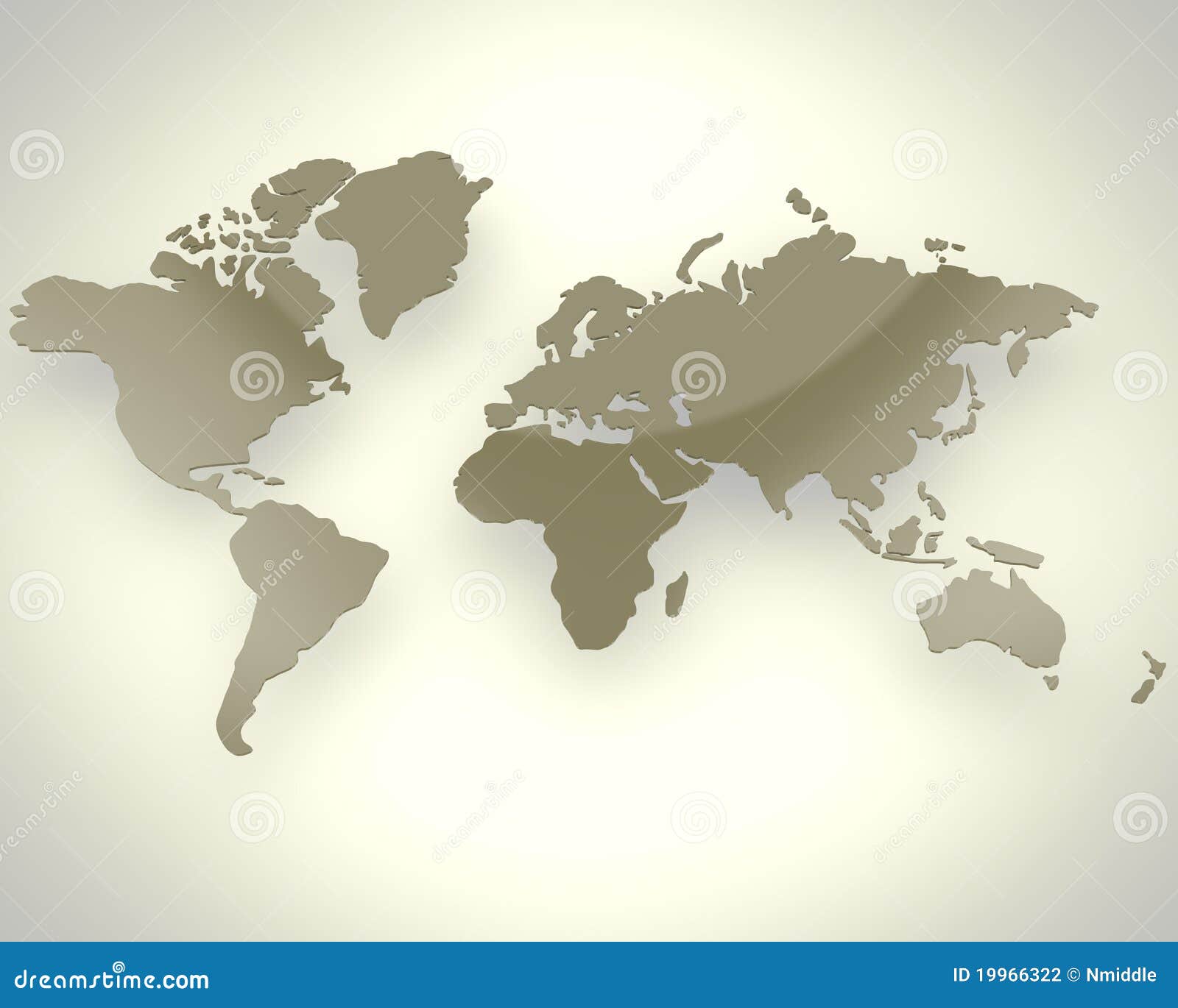Brown world map stock illustration. Illustration of east - 19966322