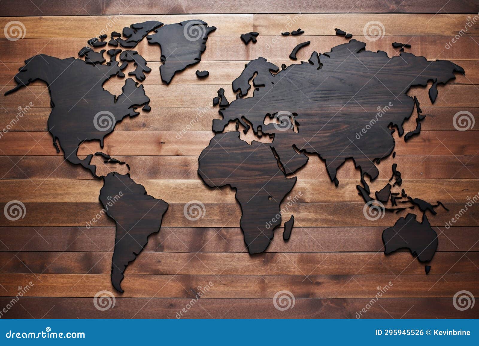 Brown World Map stock illustration. Illustration of pacific - 295945526