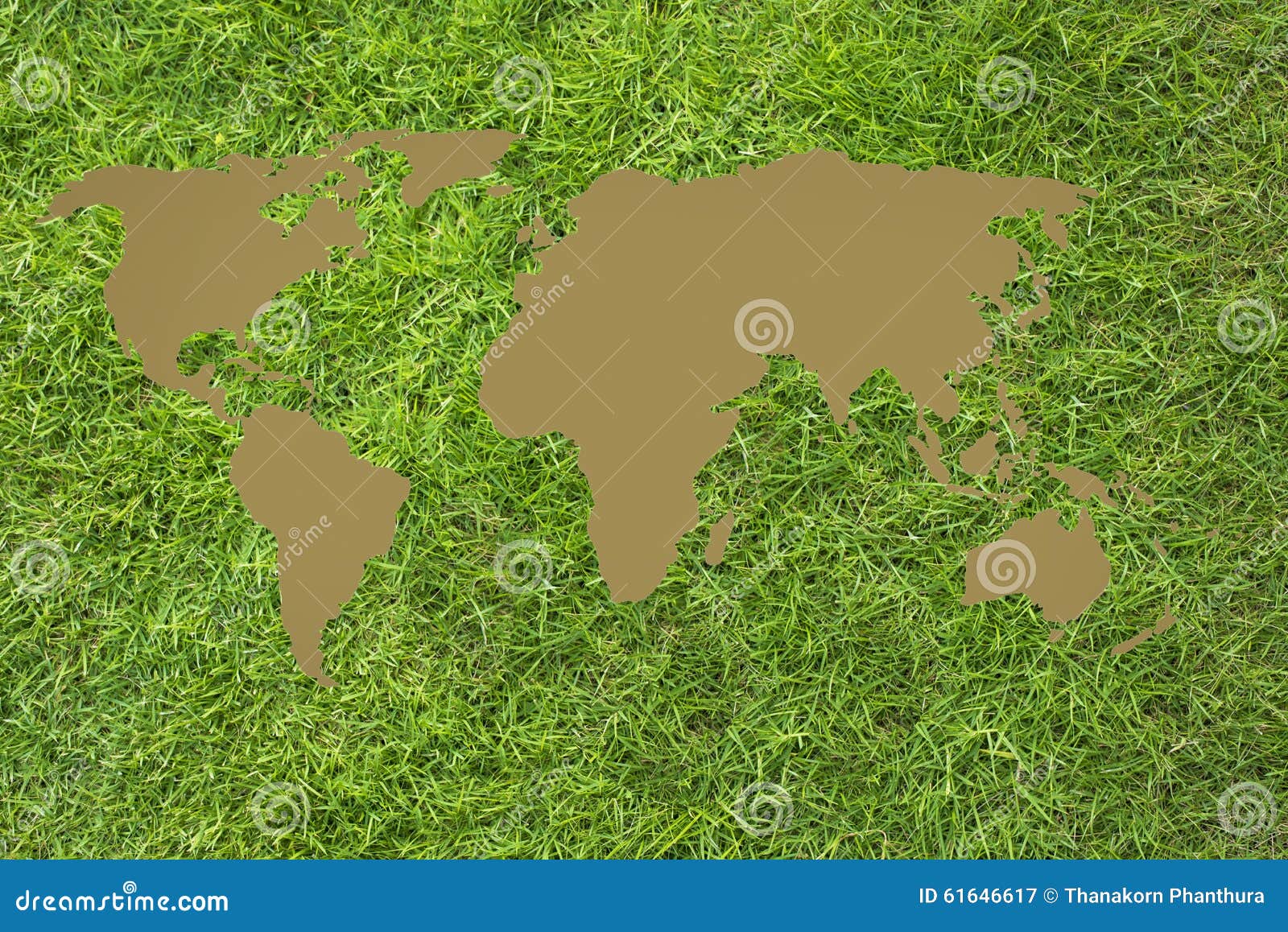 Brown World Map Stock Photography | CartoonDealer.com #19966322