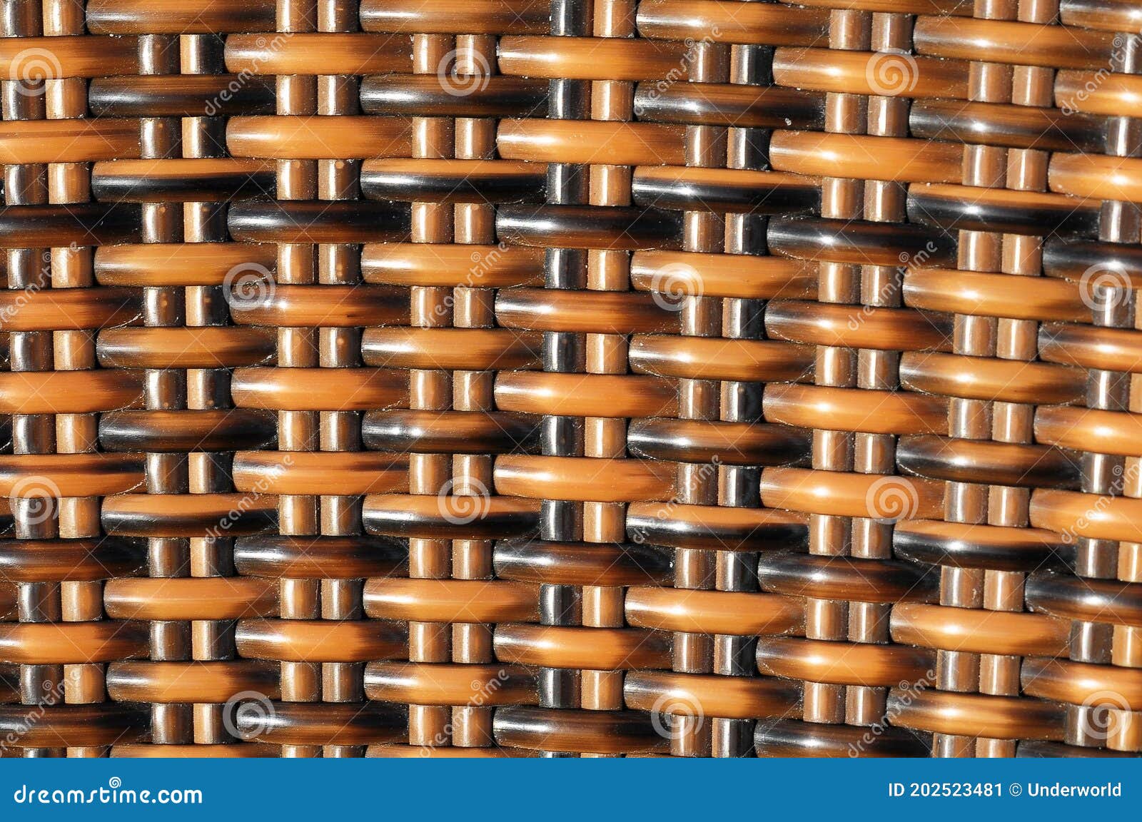 Brown Woven Rattan Background Pattern Texture Stock Image - Image of ...