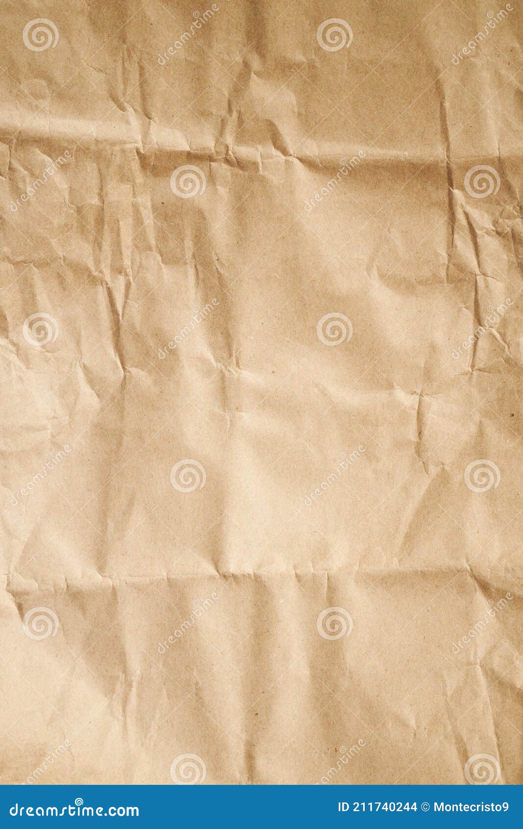 Brown Wrapped Paper Texture Backdrop. Vertical Orientation Stock Photo ...