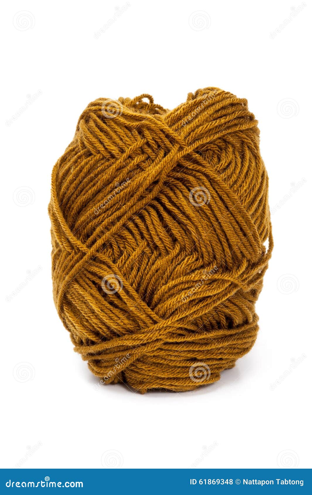 Brown Yarn Wool for Knitting Stock Photo - Image of brown, fiber: 61869348