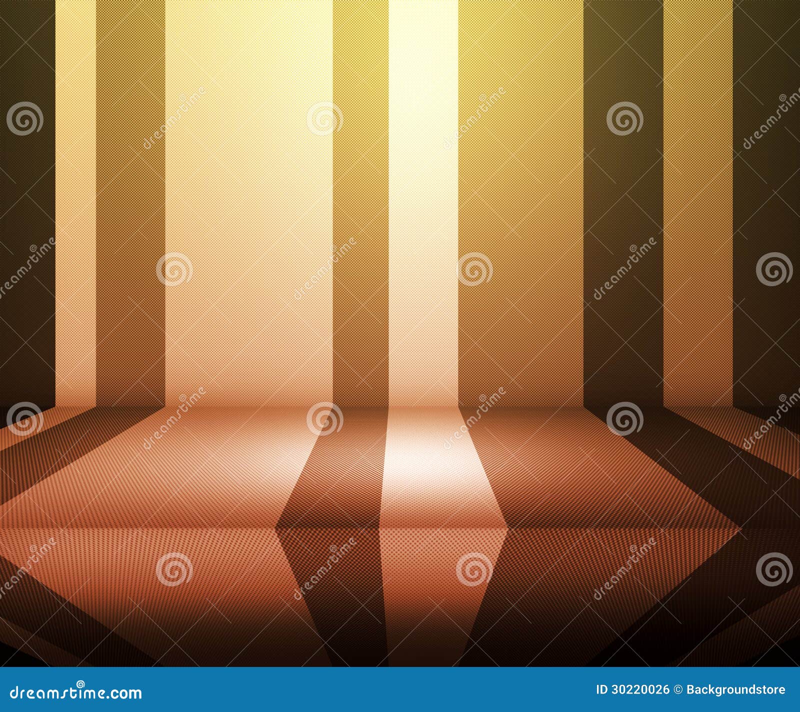 Yellow Retro Stage Background Stock Illustration - Illustration of ...