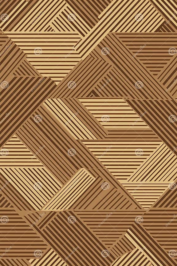 Brown Zigzag Pattern with Geometric Triangle Shapes for Design Stock ...