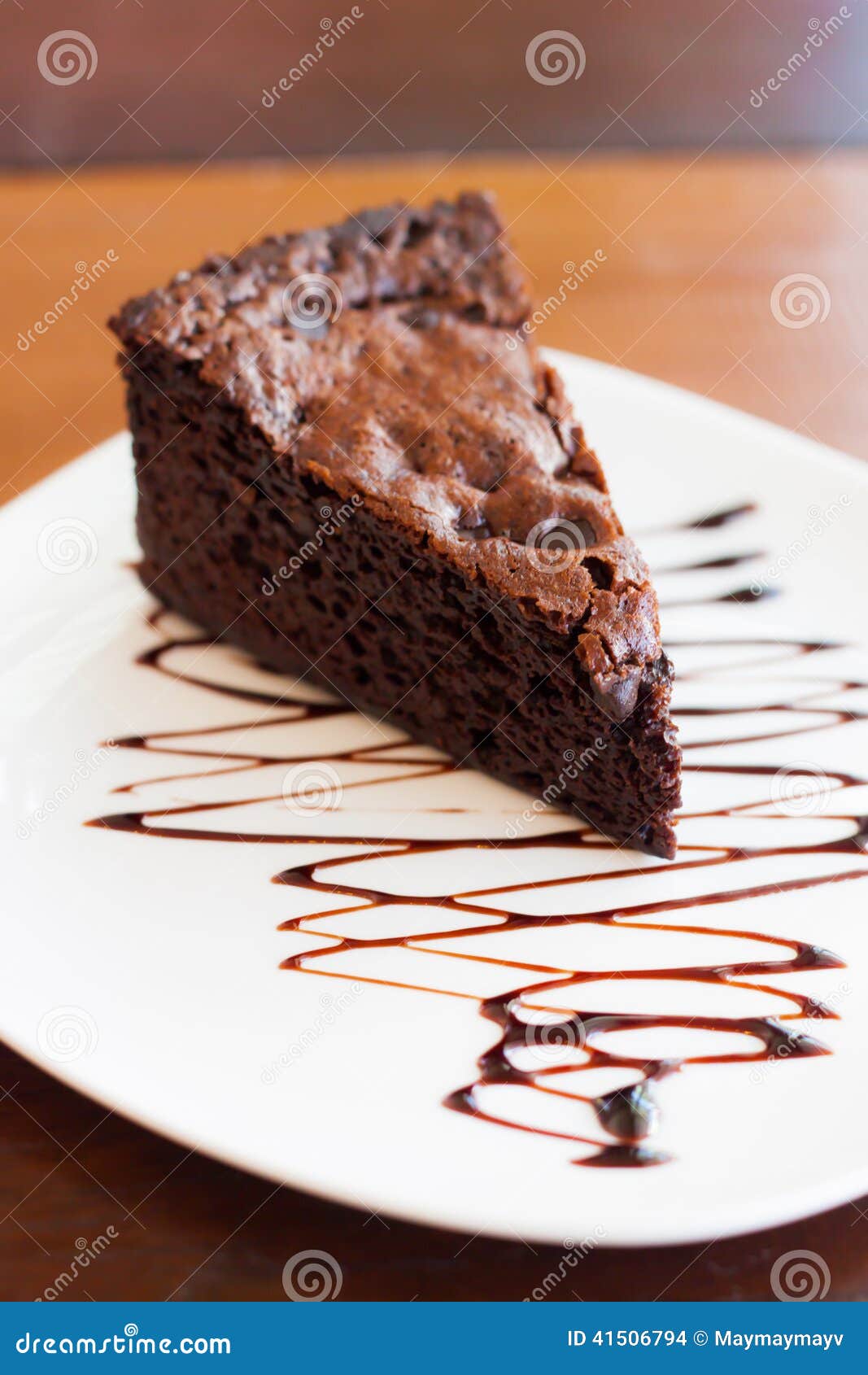 Brownie stock photo. Image of chocolate, meal, cuisine - 41506794