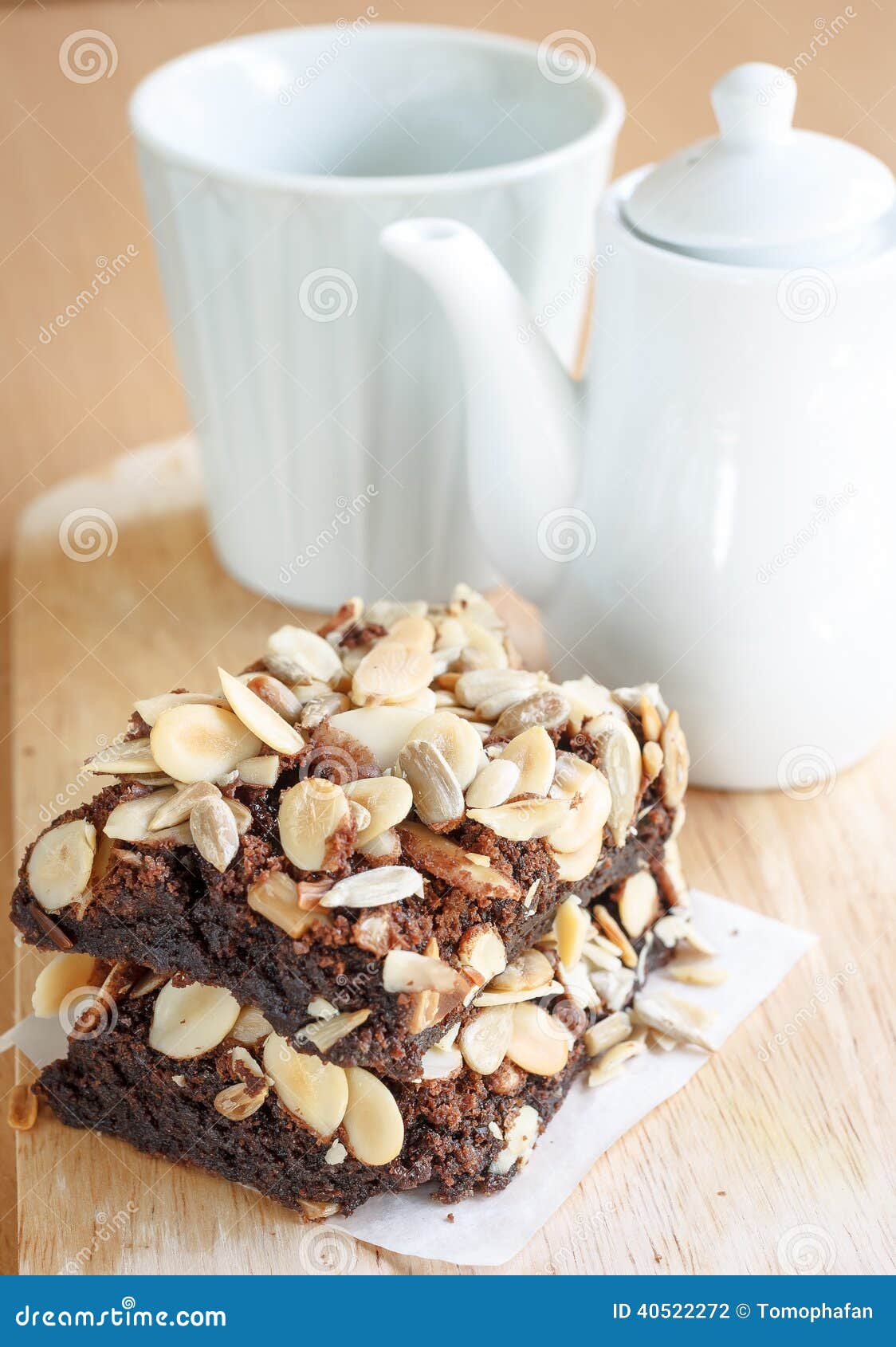 Brownies. stock photo. Image of cuisine, group, food - 40522272