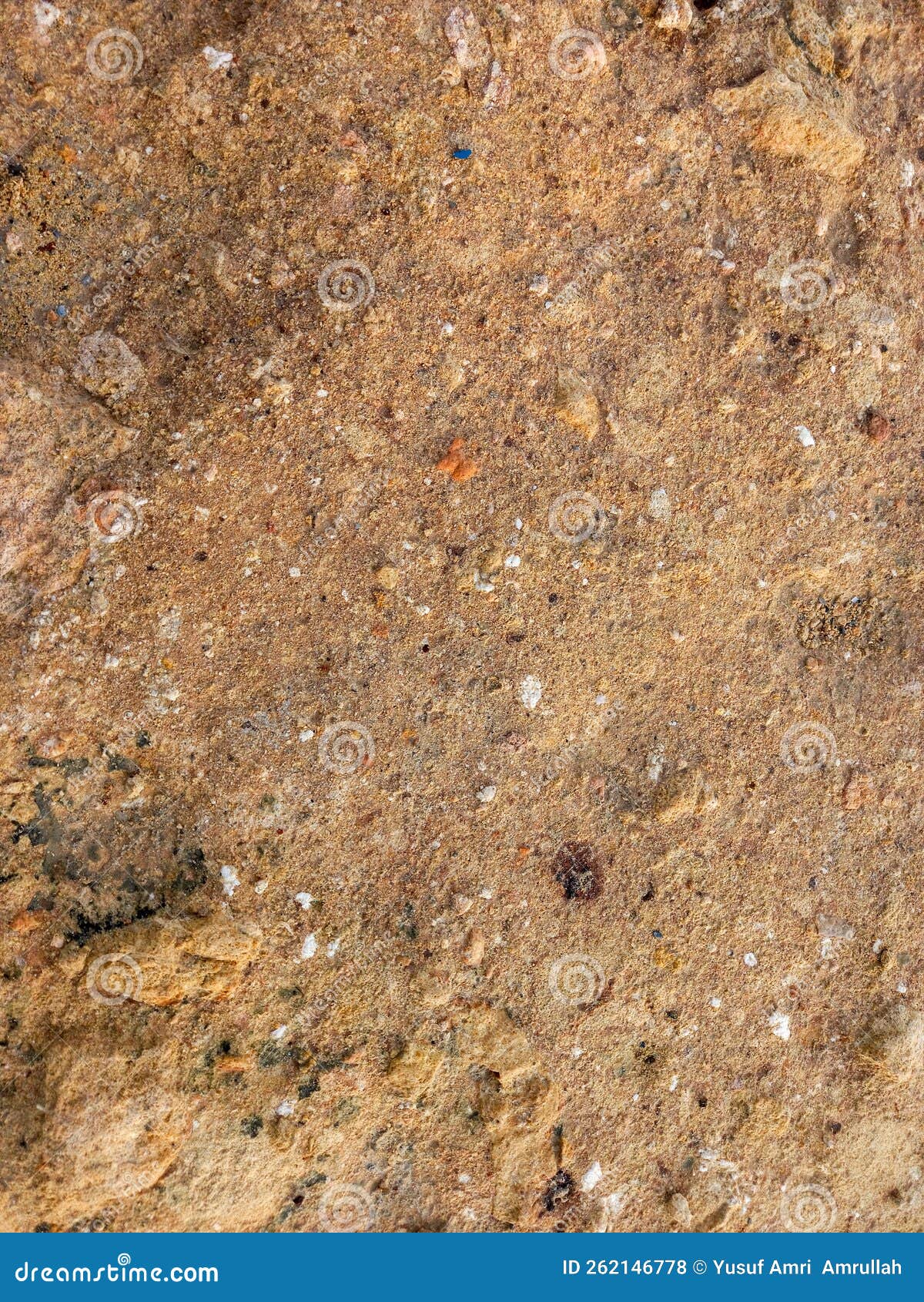 Brownish Beach Sandstone with Small White Stone Tapping Stock Photo ...