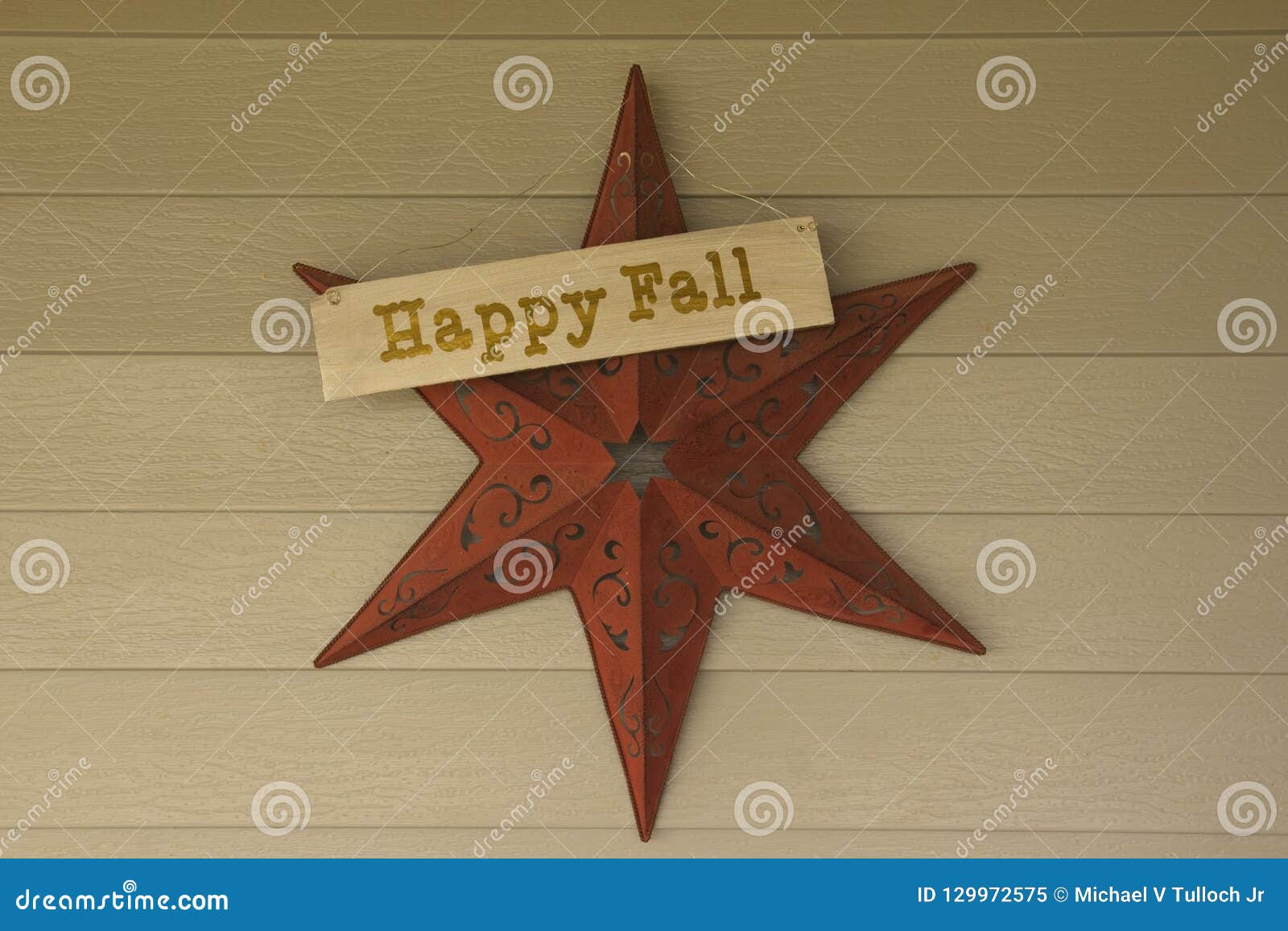 Brownish Red Happy Fall Star Stock Image - Image of happy, fall: 129972575