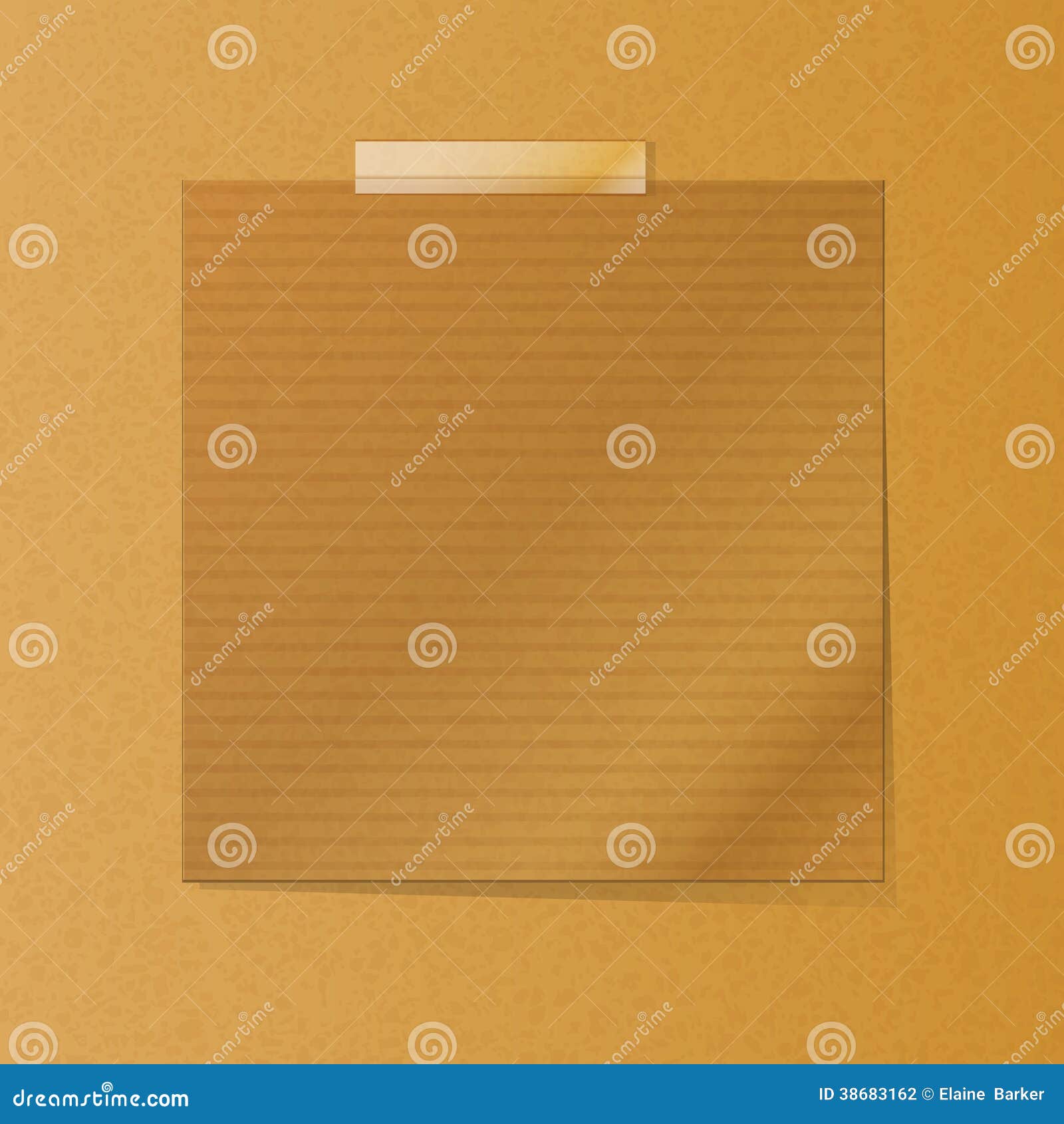Brownpaper Note on Texture Background Stock Vector - Illustration of ...