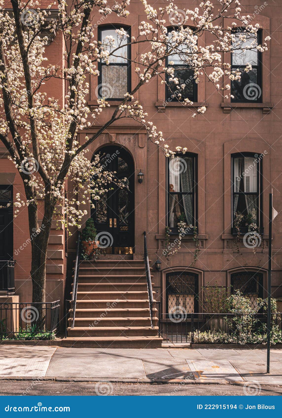 Brooklyn Heights, NY: 19th Century Brownstones Editorial Image ...