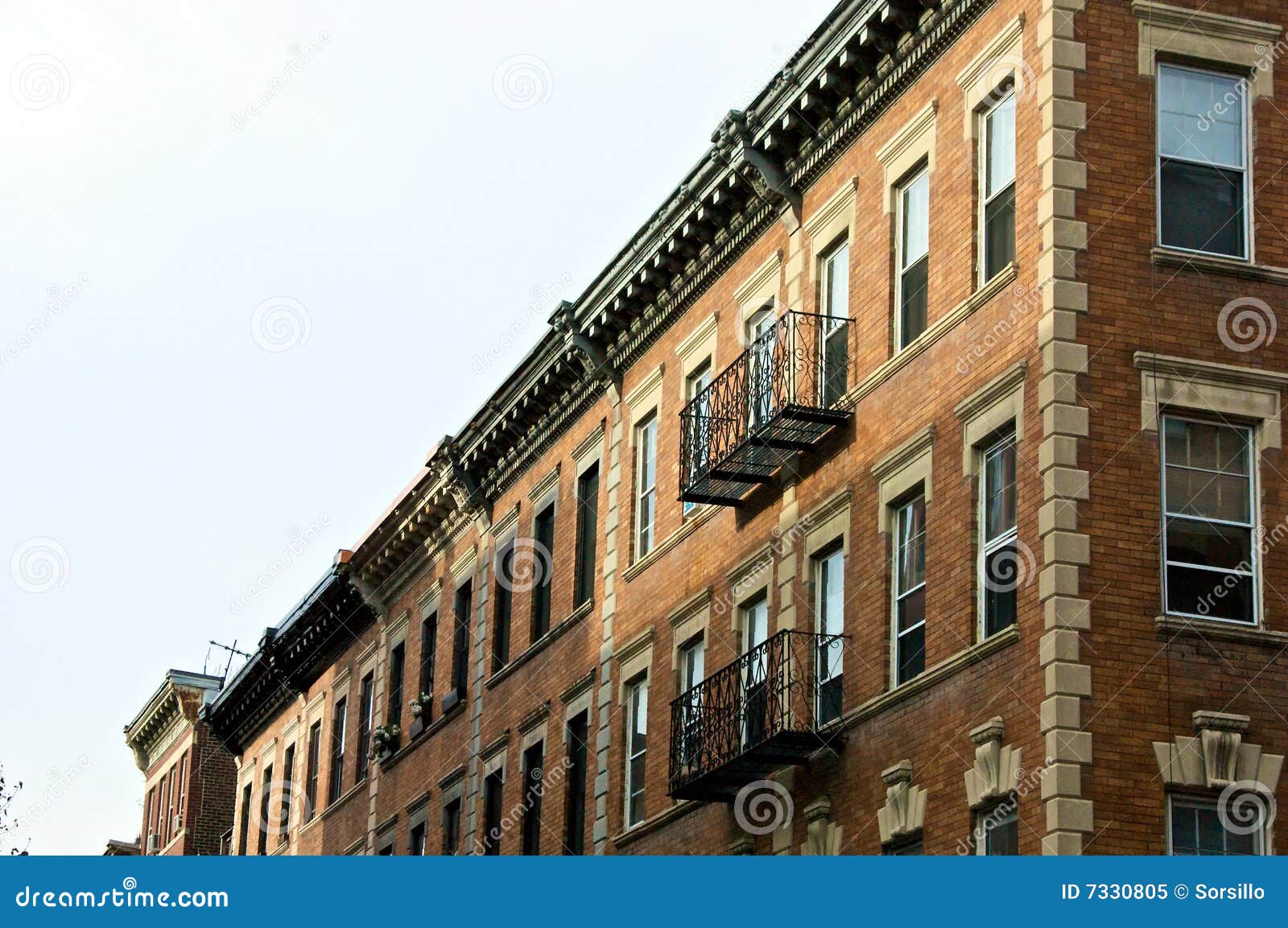 Boston Brownstone Rooftop Royalty-Free Stock Photo | CartoonDealer.com ...