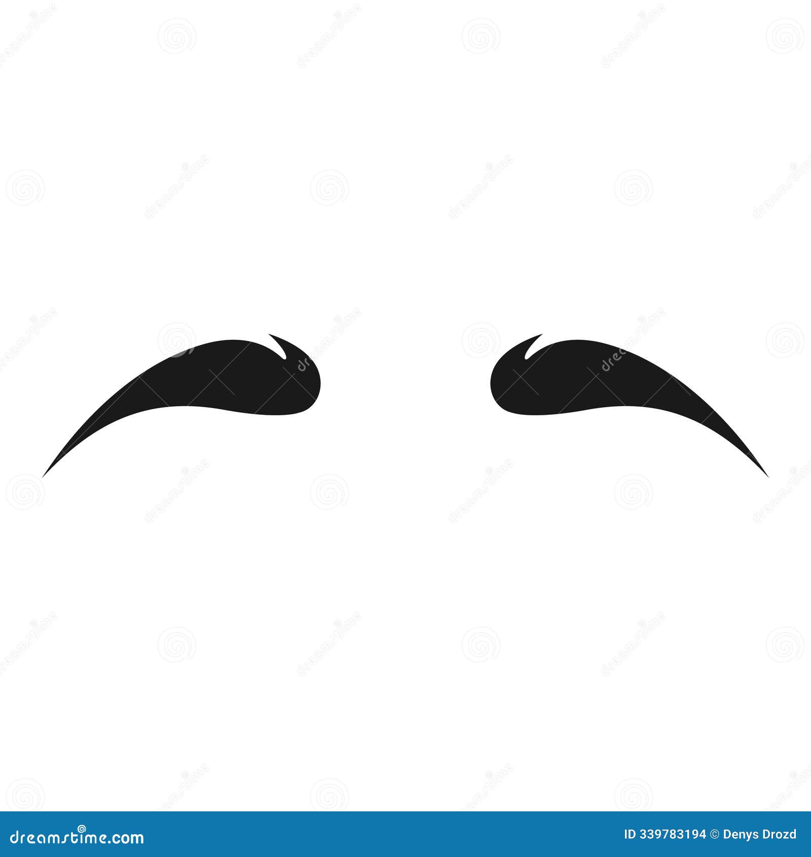 Brows Icon Vector. Eyebrow Illustration Sign. Forehead Symbol or Logo ...
