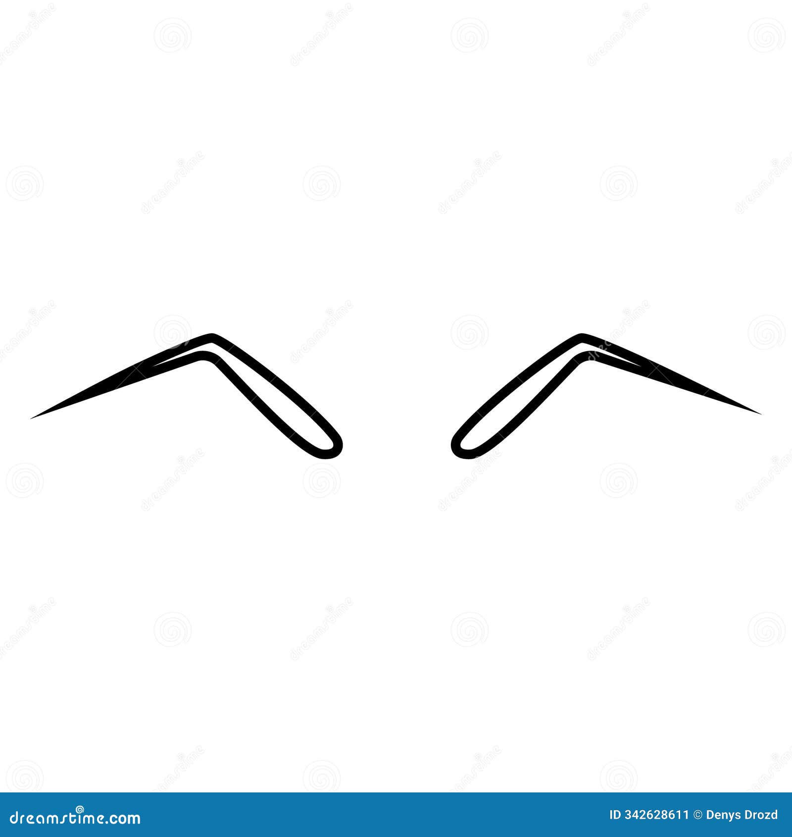 Brows Icon Vector. Eyebrow Illustration Sign. Forehead Symbol Or Logo ...