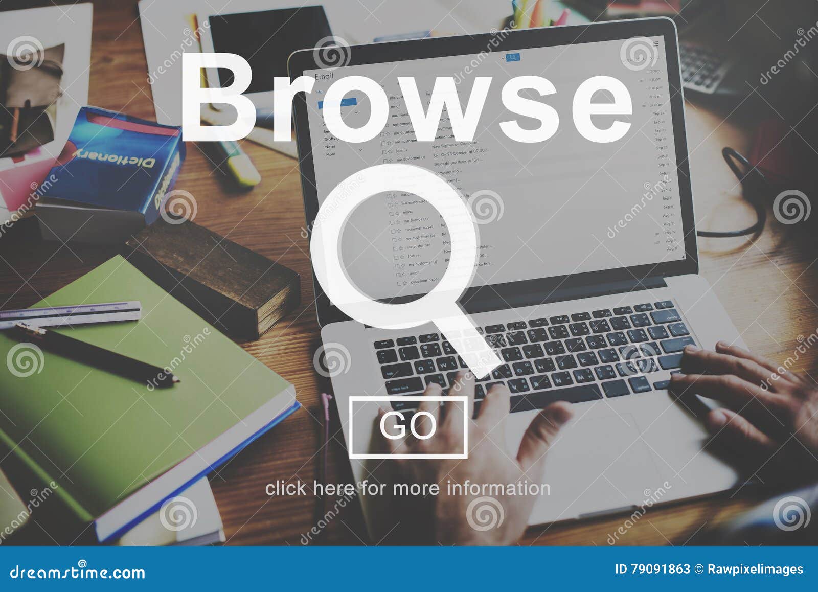 Browse Searching Finding Discover Search Browsing Concept Stock Image ...