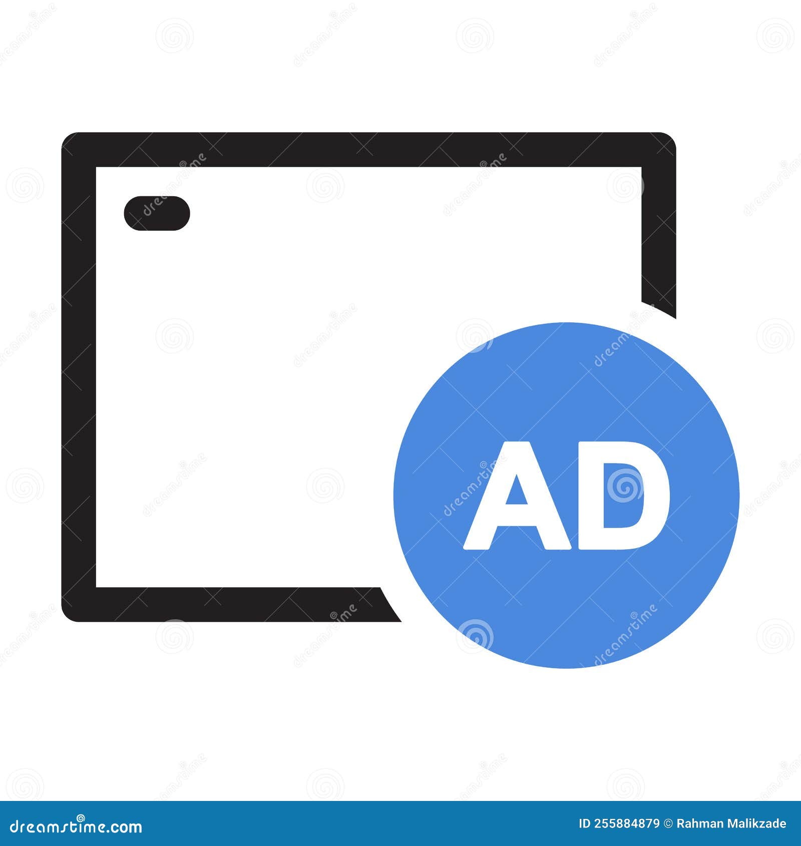 Browser Ad Block Icon. Ad Blocker or Advertising Concept Vector ...