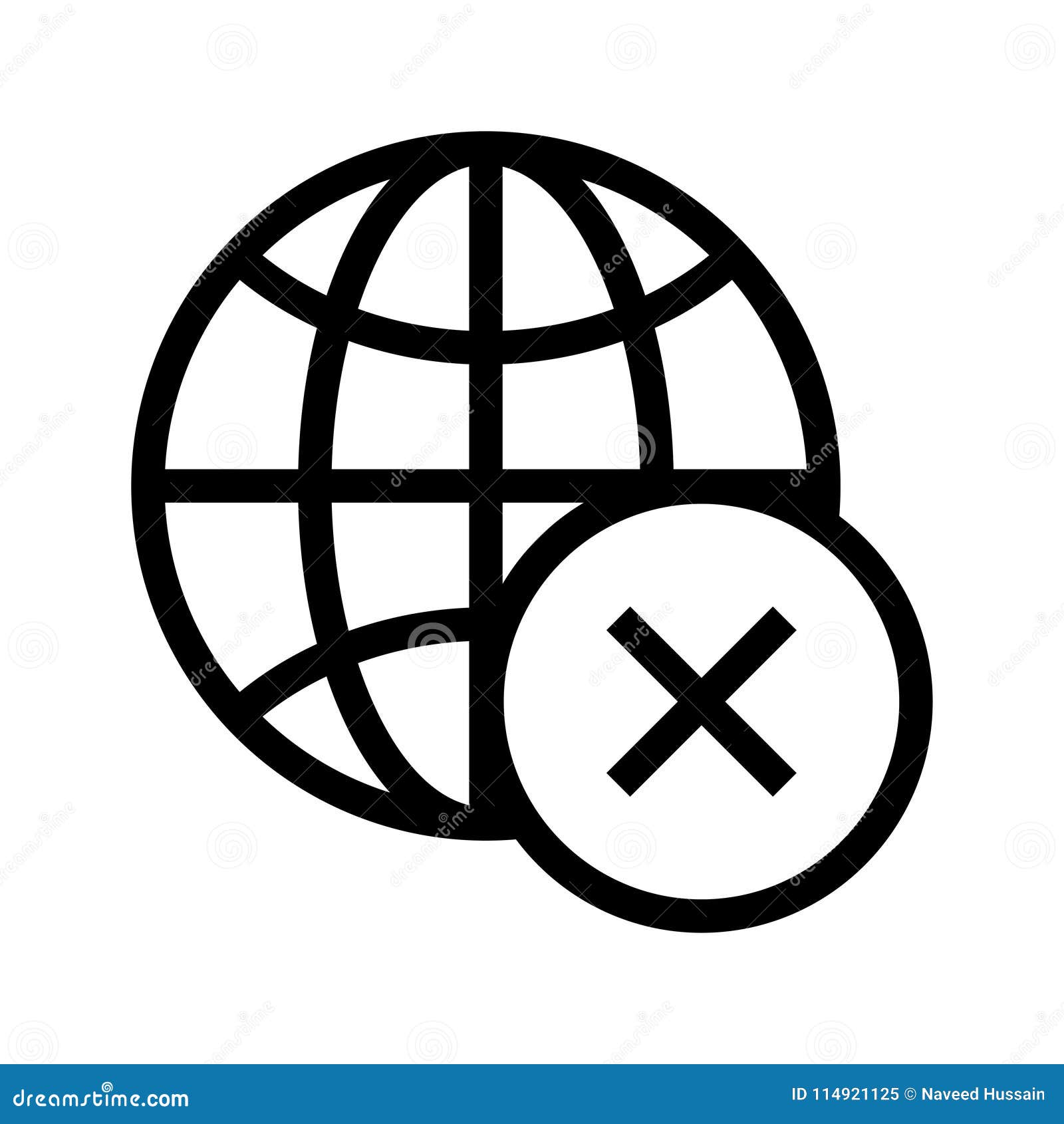 Browser Close Vector Line Icon Stock Vector - Illustration of ...