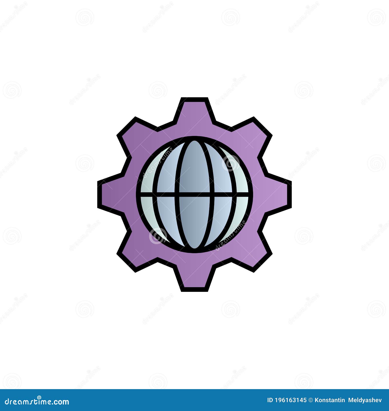 Browser, Design, Internet Color Gradient Vector Icon Stock Illustration ...