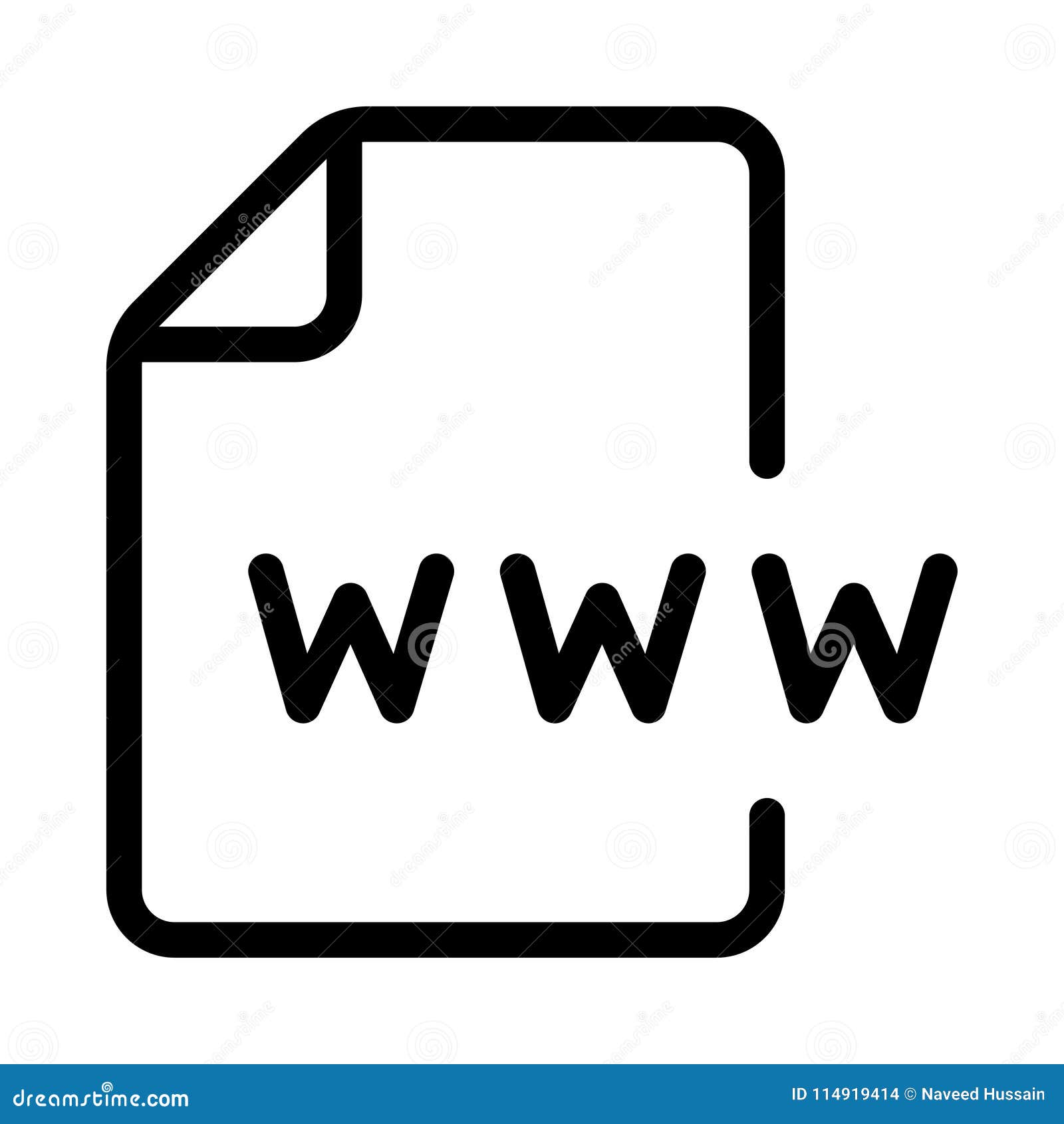 Browser File Vector Line Icon Stock Vector - Illustration of icons ...