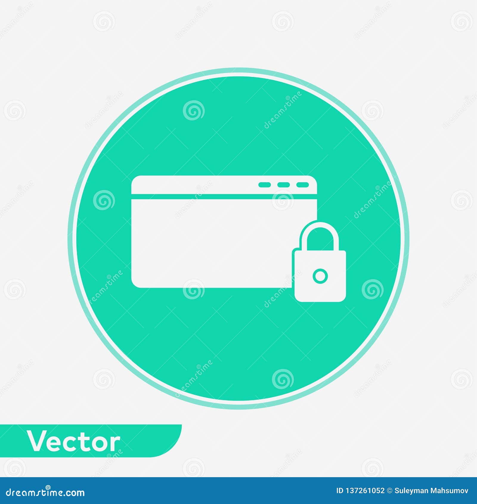 Browser Filled Vector Icon Sign Symbol Stock Vector - Illustration of ...