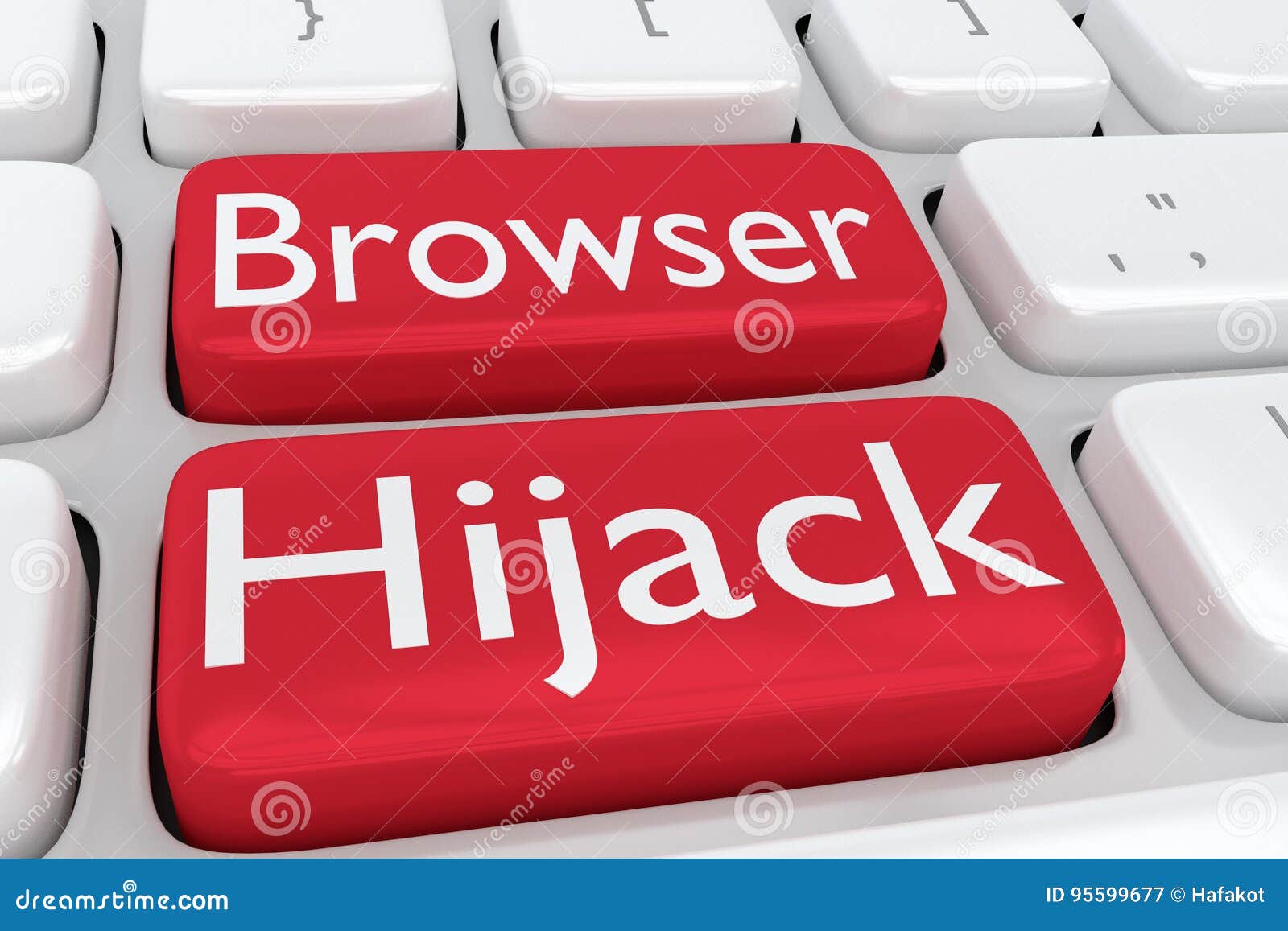 Browser Hijack concept stock illustration. Illustration of online ...