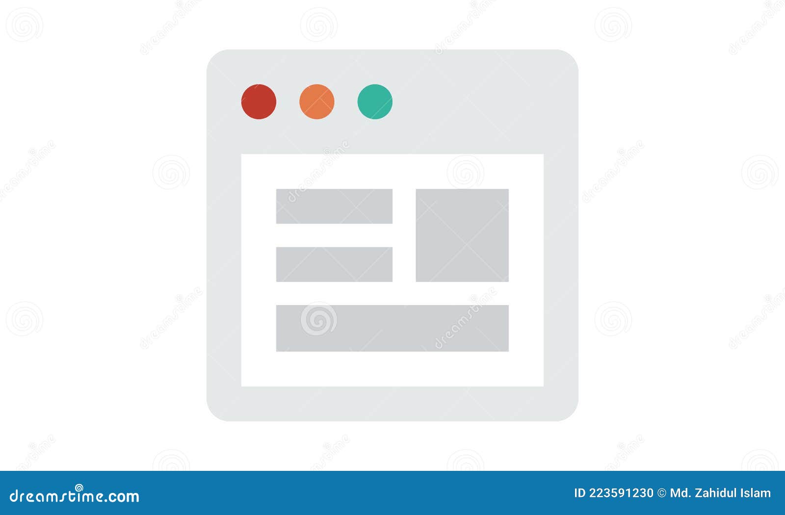 Browser Icon Vector Isolated on White Background, Logo Concept of ...