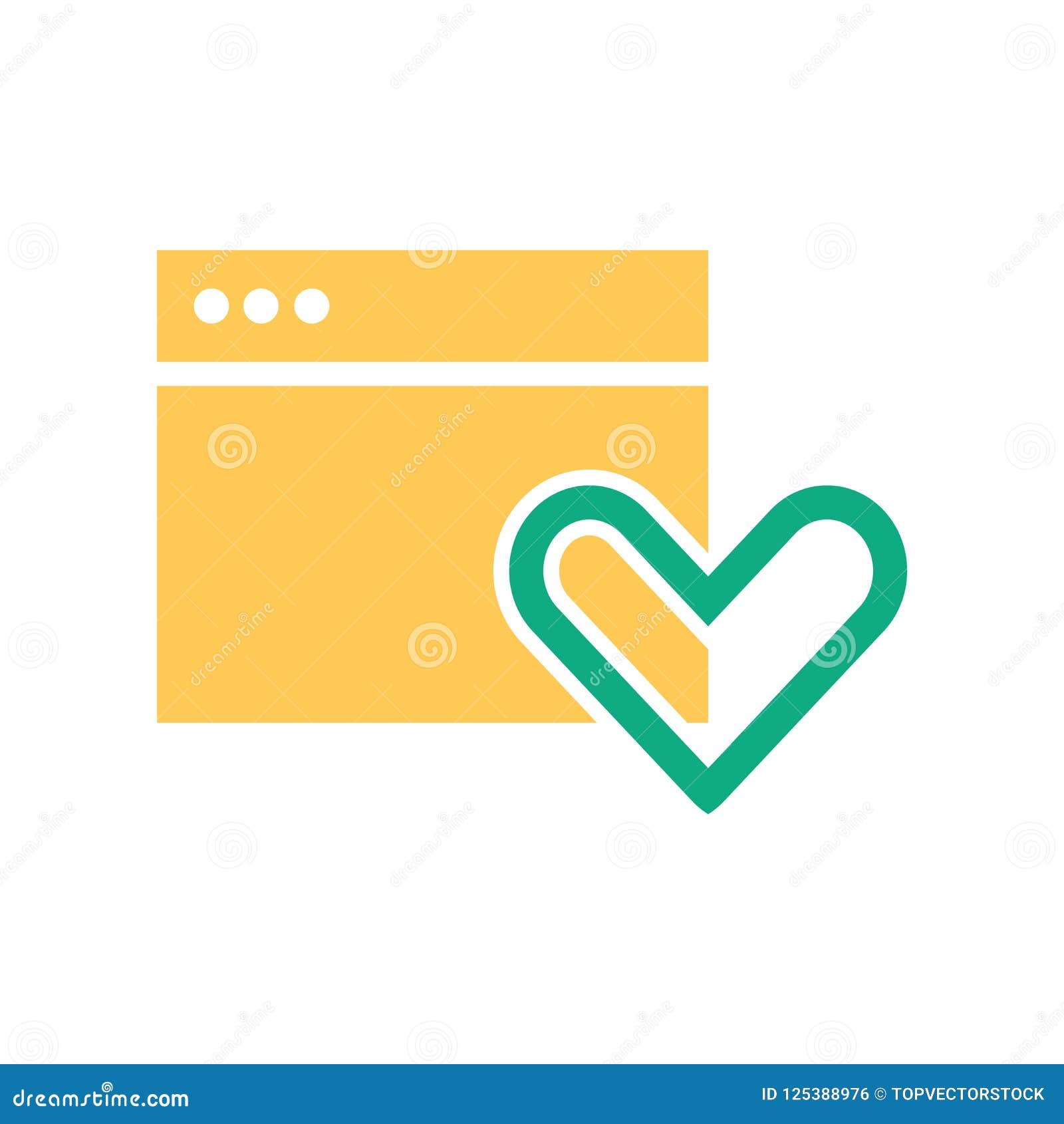 Browser Icon Vector Sign and Symbol Isolated on White Background Stock ...