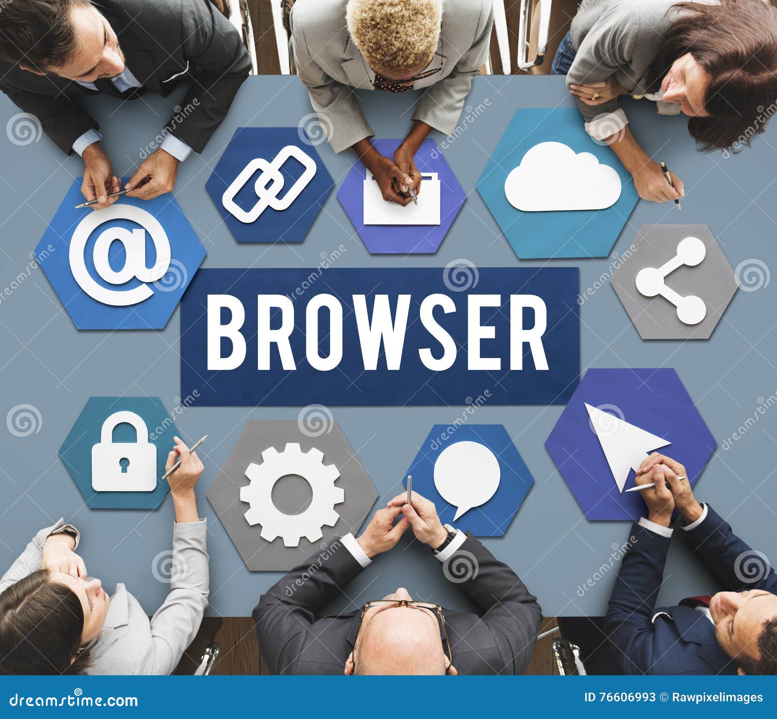 Browser Internet Software Information Webpage Concept Stock Image ...