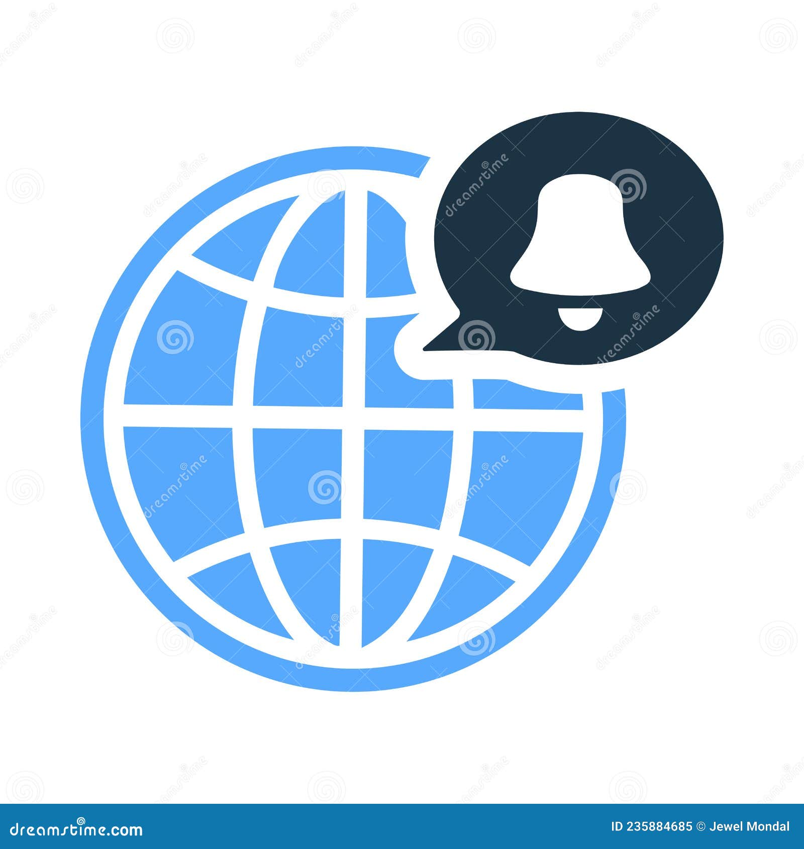 Browser, Notification, Reminder, Web Icon. Simple Vector Sketch. Stock ...