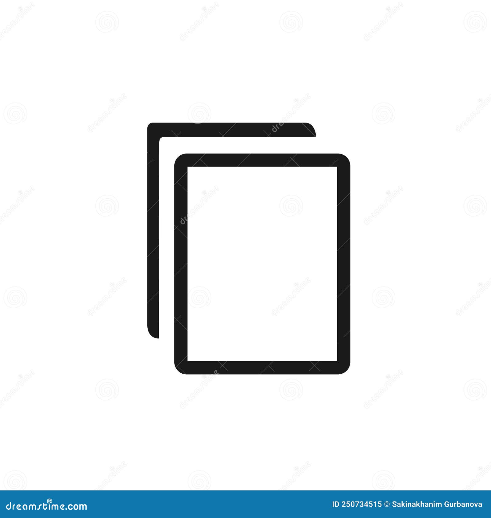 Browser tabs icon stock illustration. Illustration of symbol - 250734515