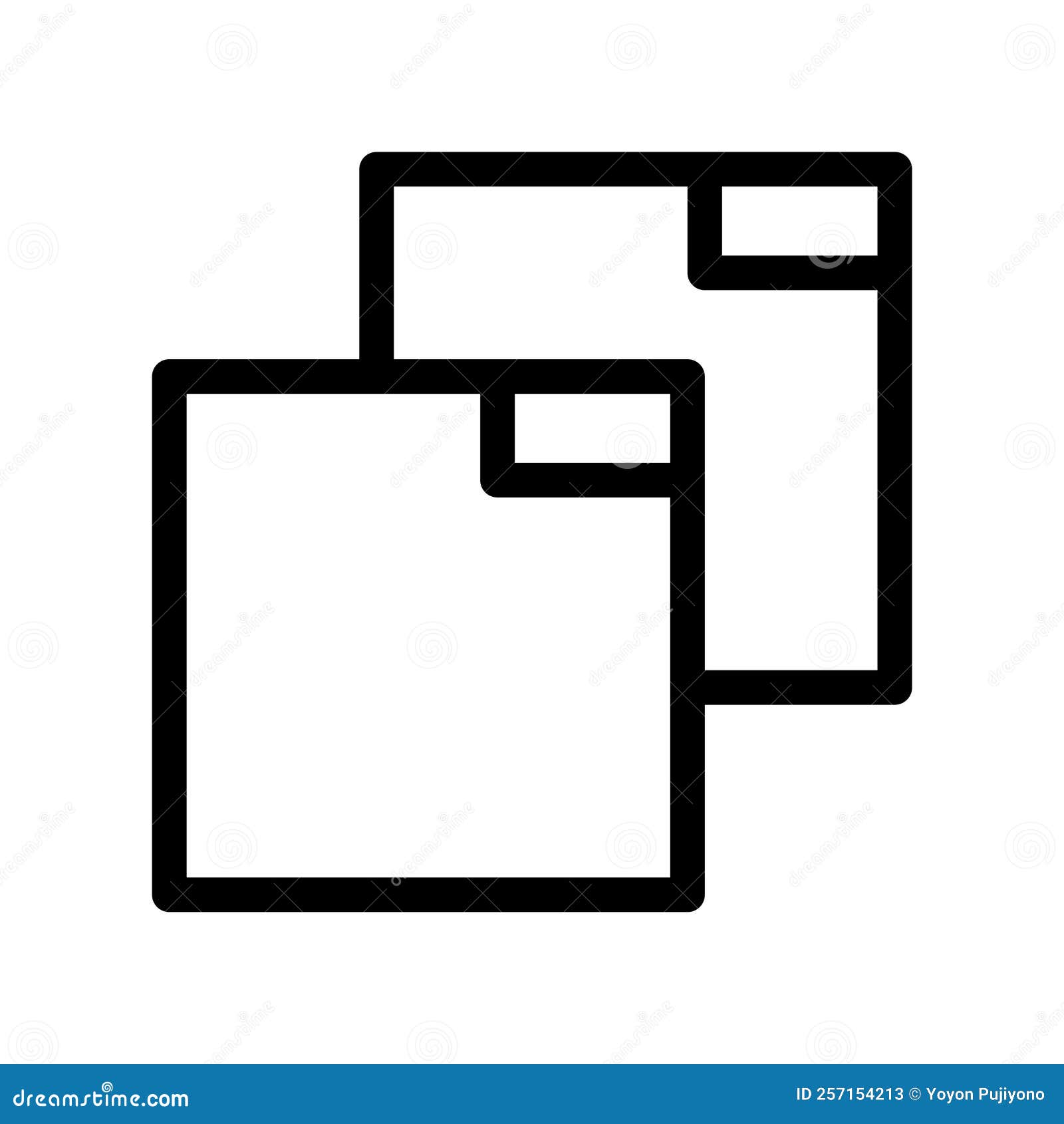 Browser tabs icon stock vector. Illustration of navigation - 257154213