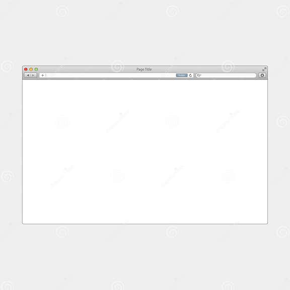 Browser template window stock vector. Illustration of shape - 97231469