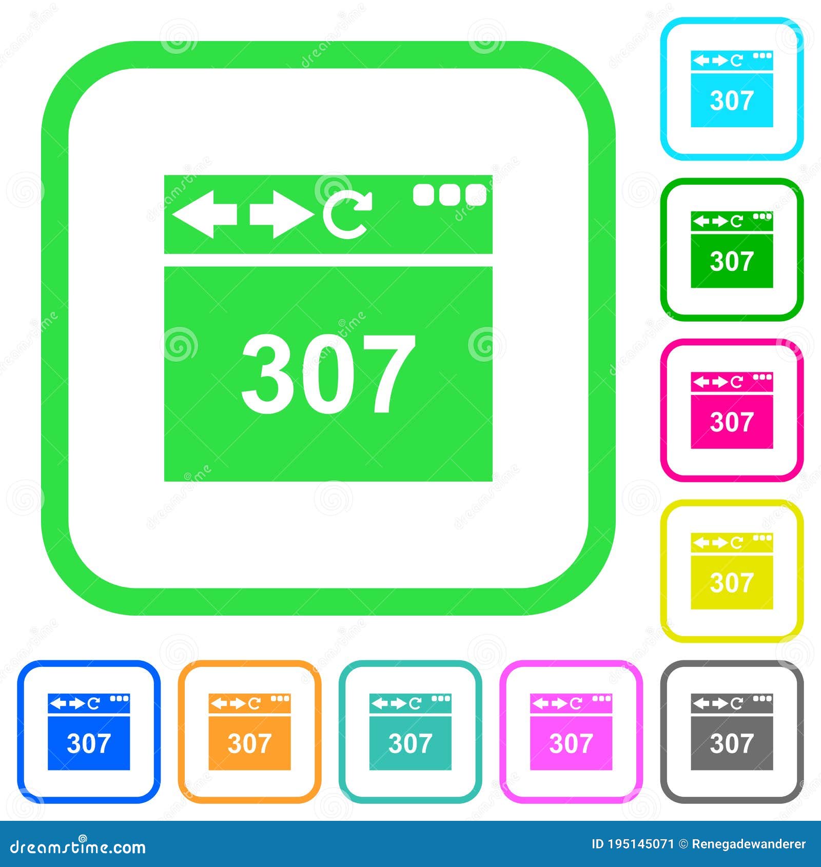 Browser 307 Temporary Redirect Dark Push Buttons With Color Icons ... Browser 307 Temporary Redirect Dark Push Buttons With Color Icons ...