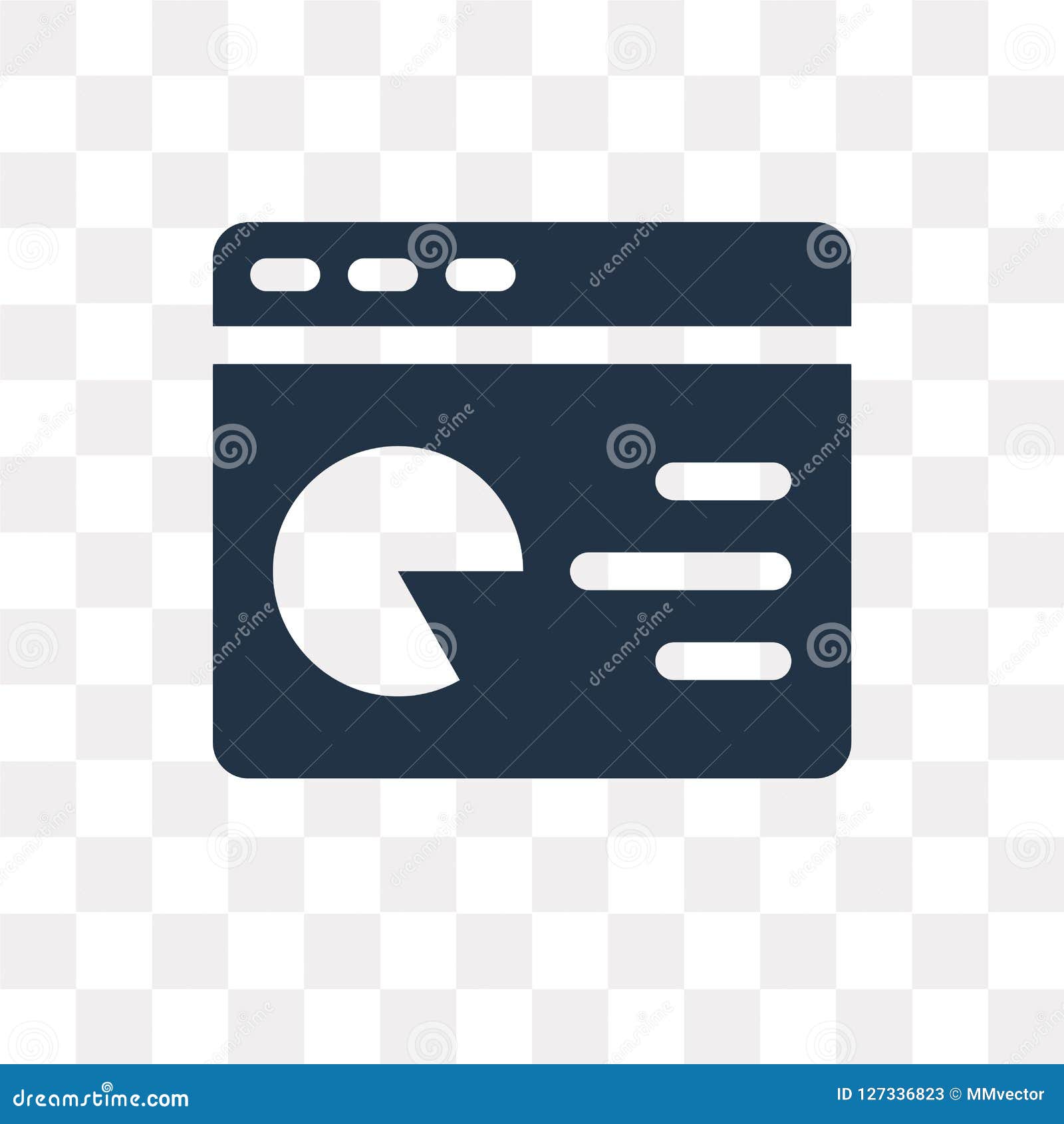 Browser Vector Icon Isolated on Transparent Background, Browser Stock ...