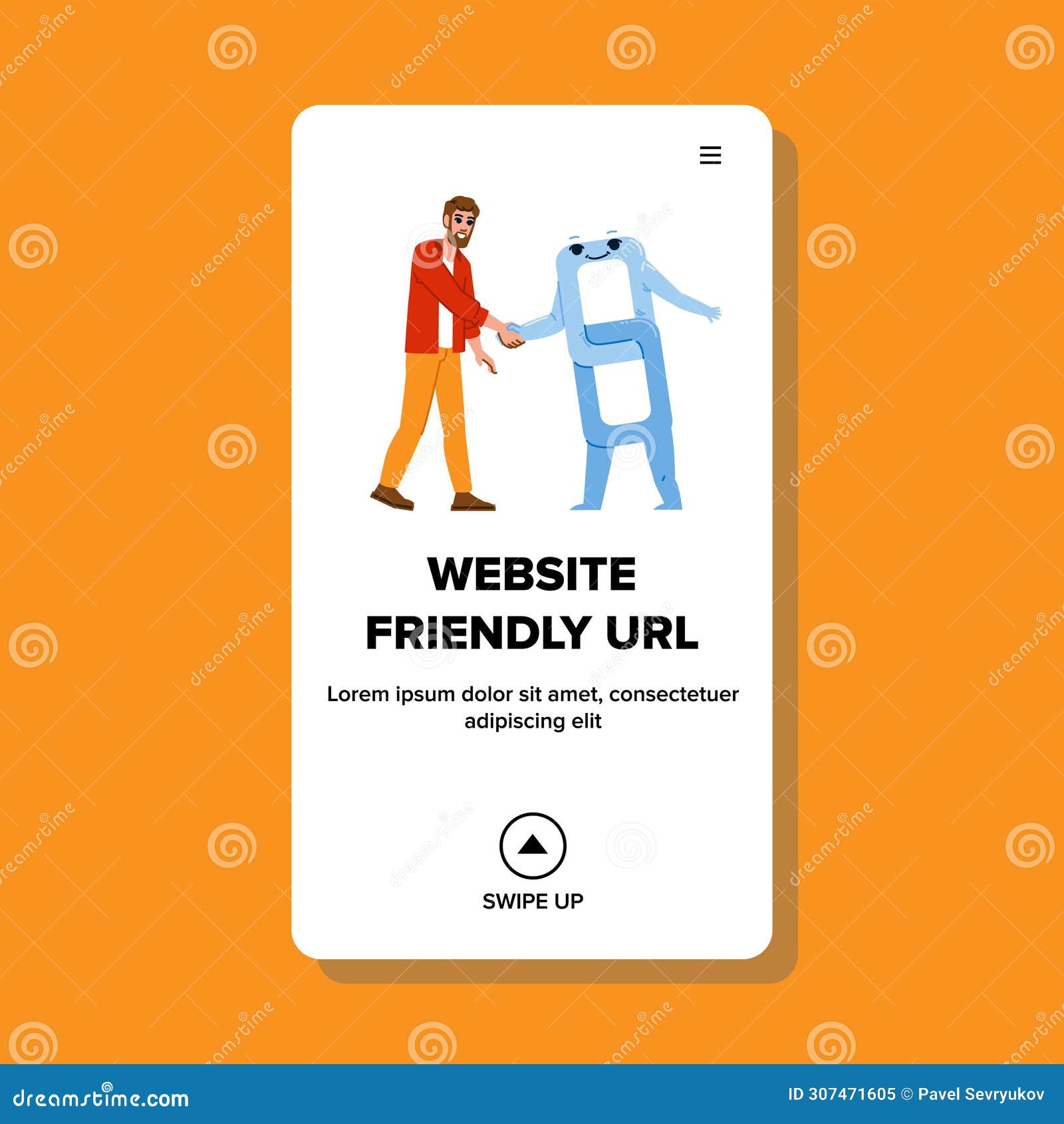 Browser Website Frendly Url Vector Stock Vector - Illustration of ...