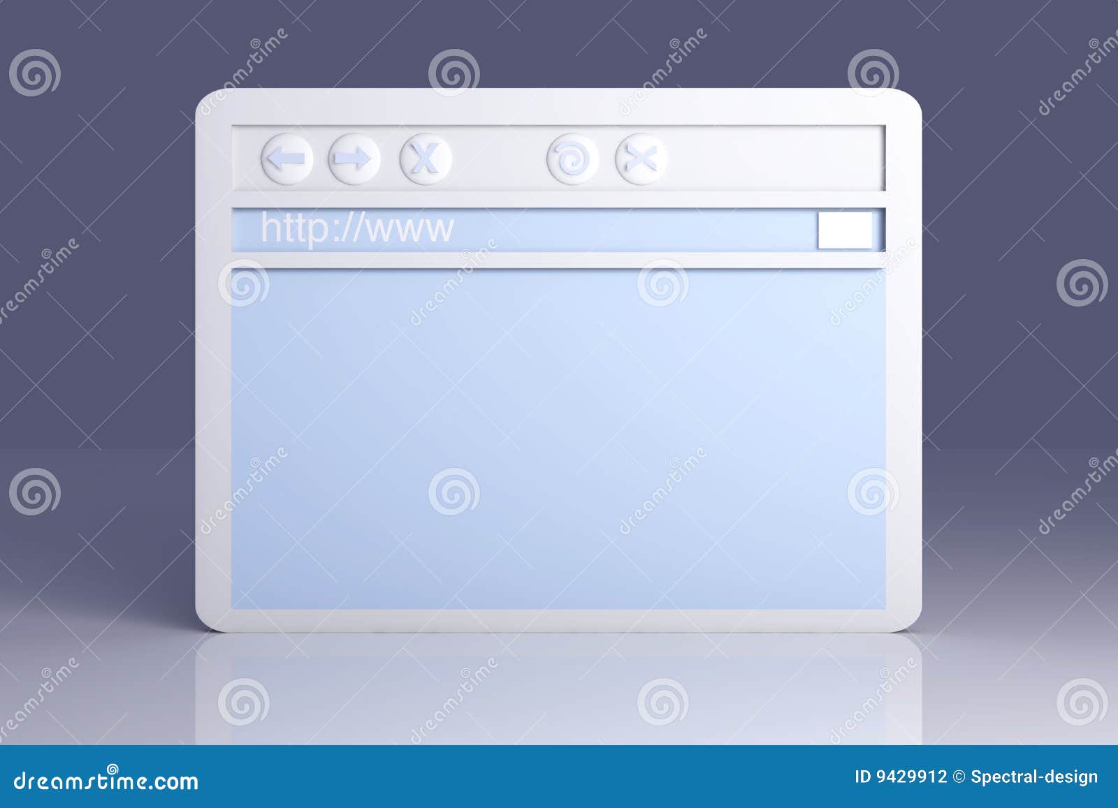 Browser Window stock illustration. Illustration of render - 9429912