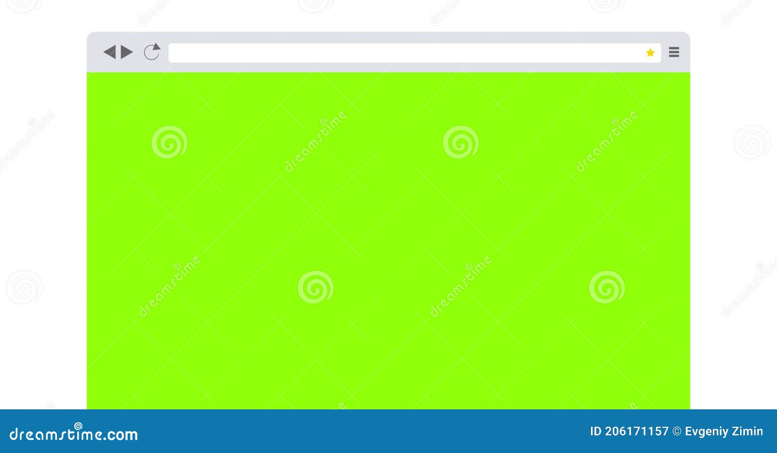 Browser Window with Blank Green Screen Stock Video - Video of mockup ...