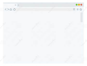 Browser Window Template. Empty Web App Screen Stock Vector - Illustration of window, screen ...