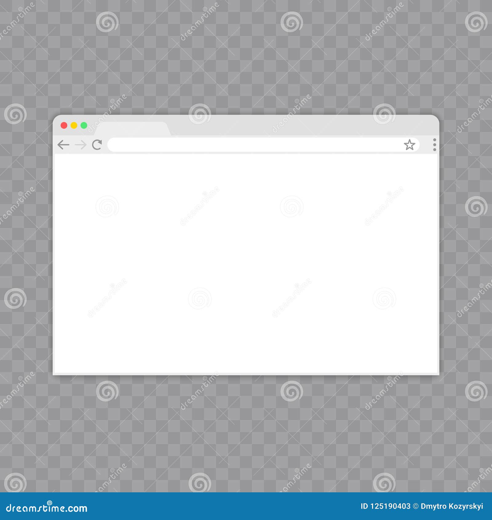 Browser Window Web Browser In Flat Style Window Concept Internet