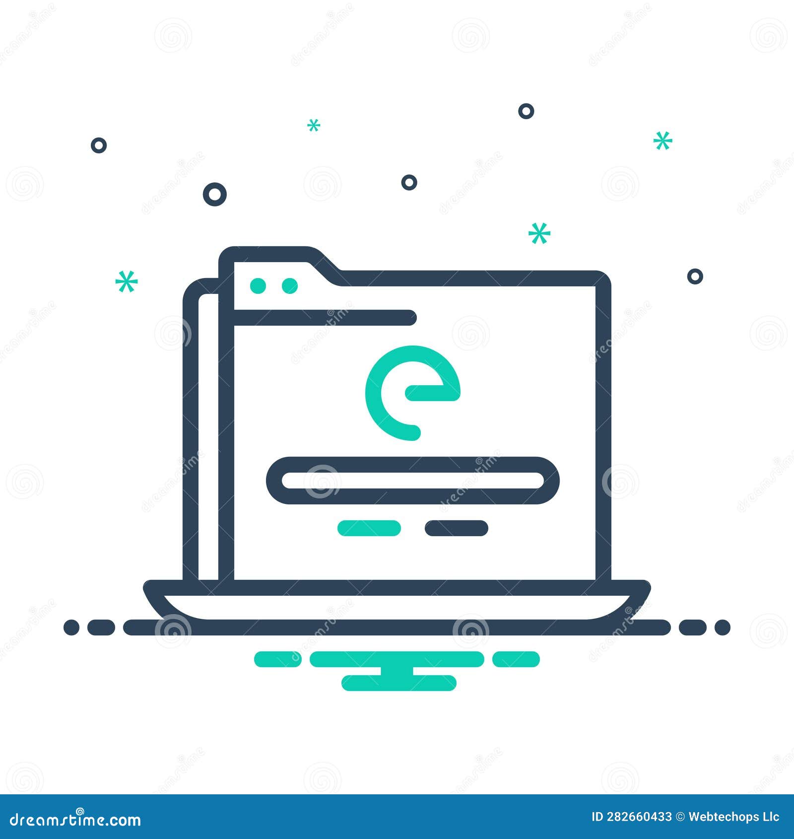 Browsers Icon Line Isolated On White Background. Black Flat Thin Icon ...