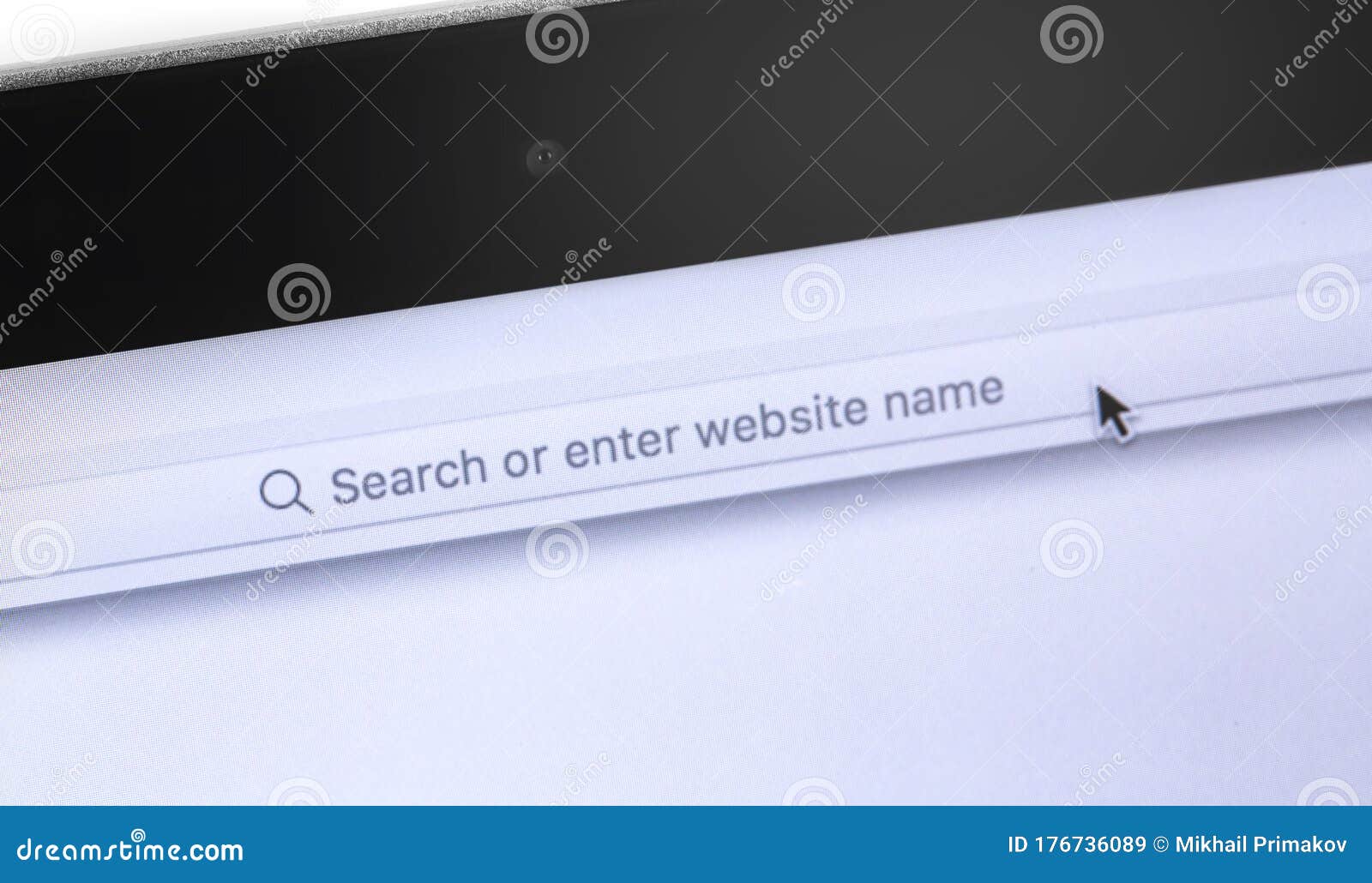 Browsing Bar with Text Search or Enter Website Name Editorial Stock ...