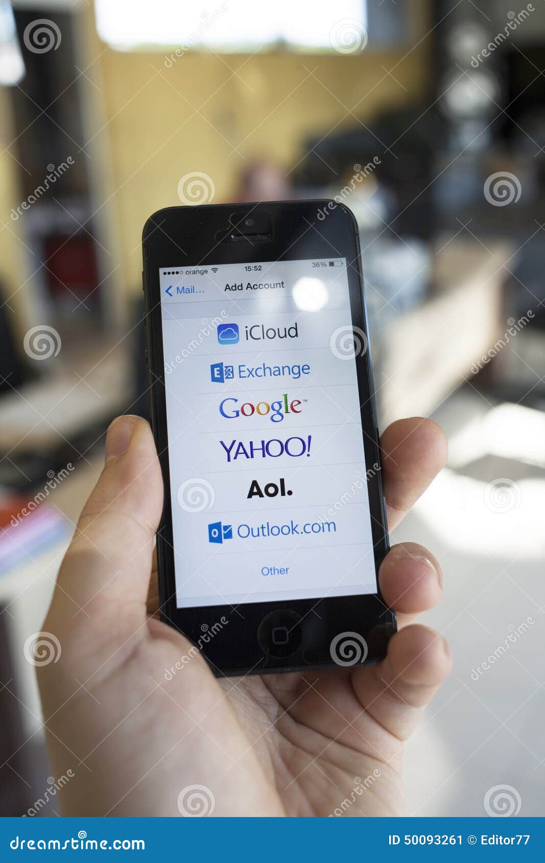 Email Services on Smartphone Screen Editorial Photo - Image of apple ...