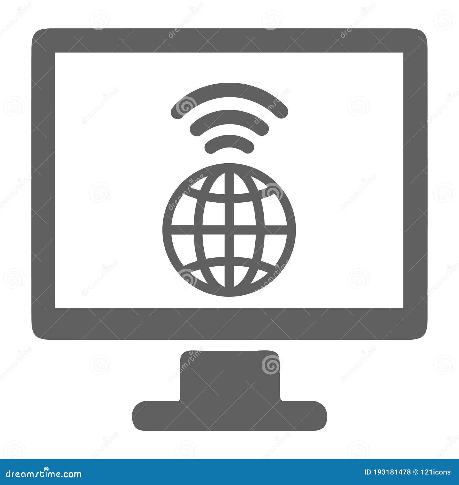 Browsing, Gray Color Internet Icon Stock Vector - Illustration of ...