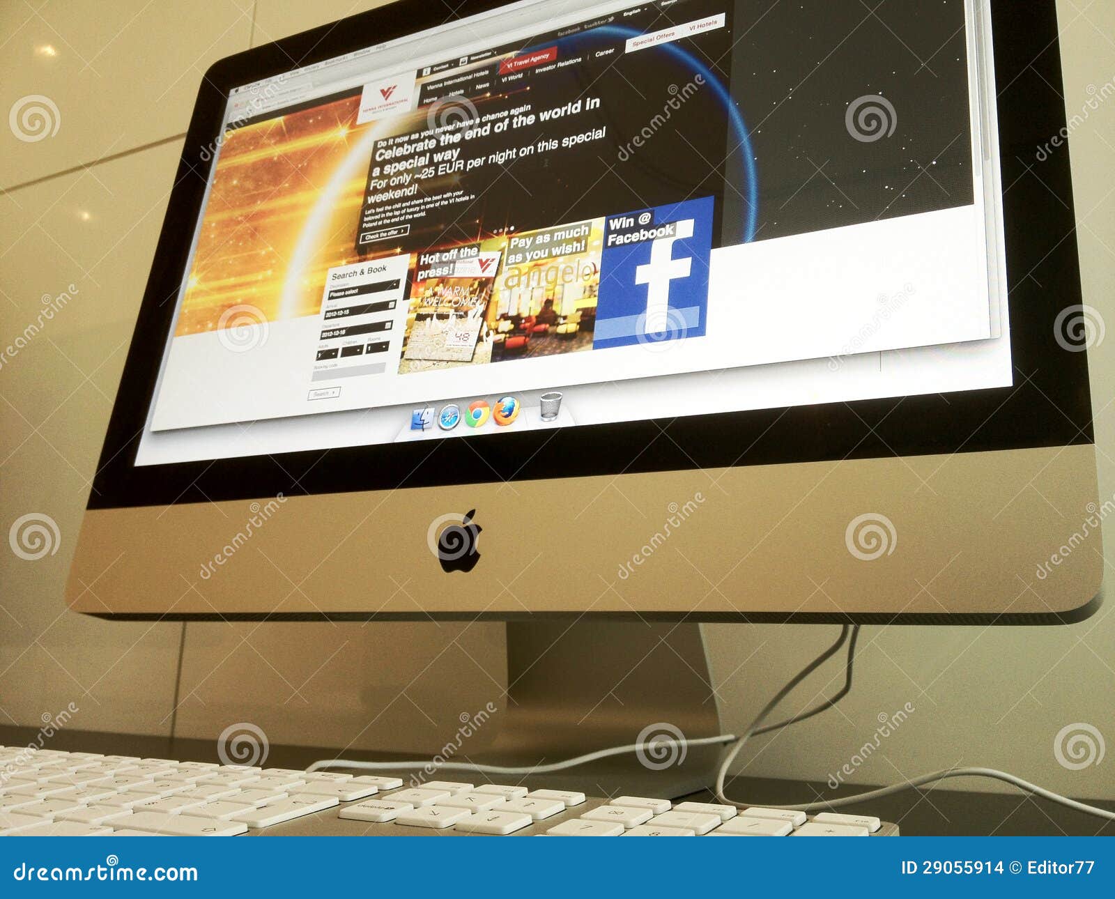 Browsing on Internet on New Mac Computer Editorial Stock Image - Image ...