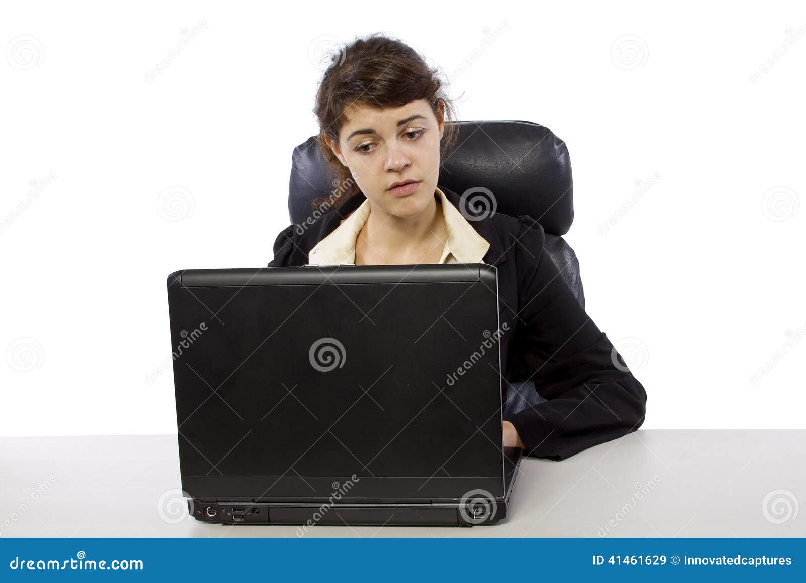 Browsing the Internet stock image. Image of attractive - 41461629