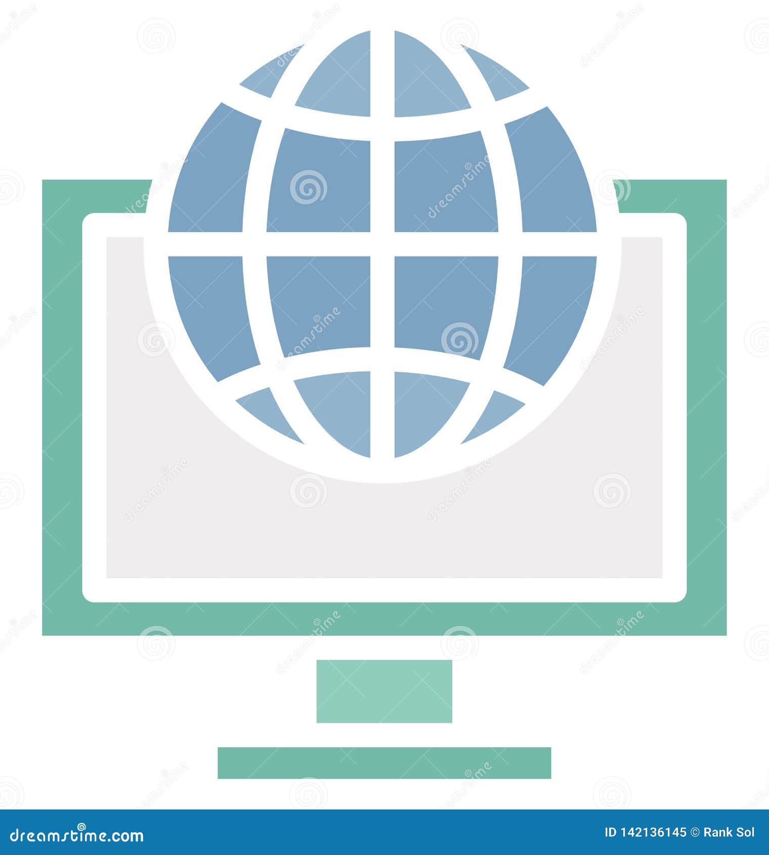 Browsing Isolated Vector Icon Which Can Easily Modify or Edit Stock ...