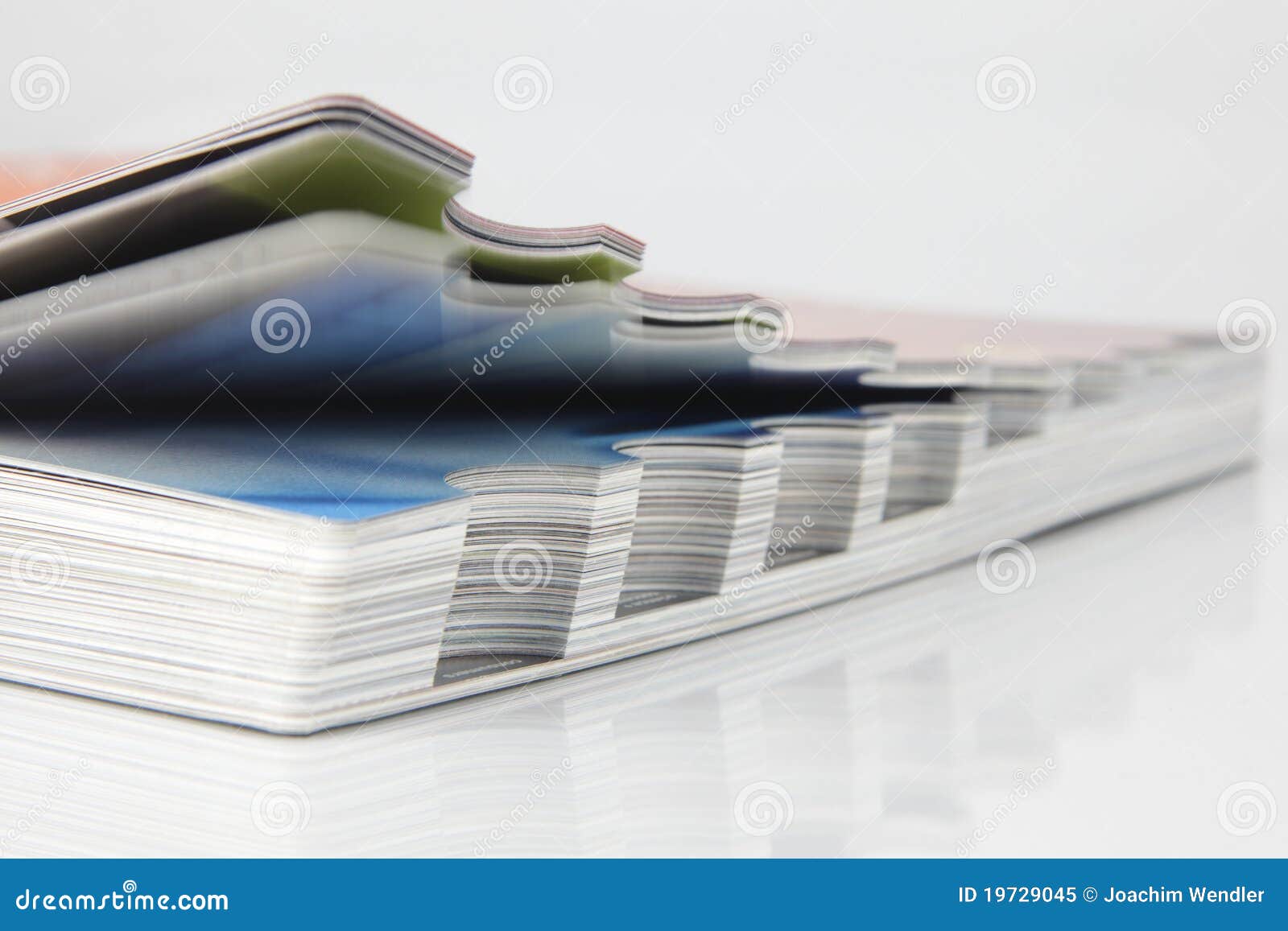 Browsing through a Magazine Stock Image - Image of headline, global ...