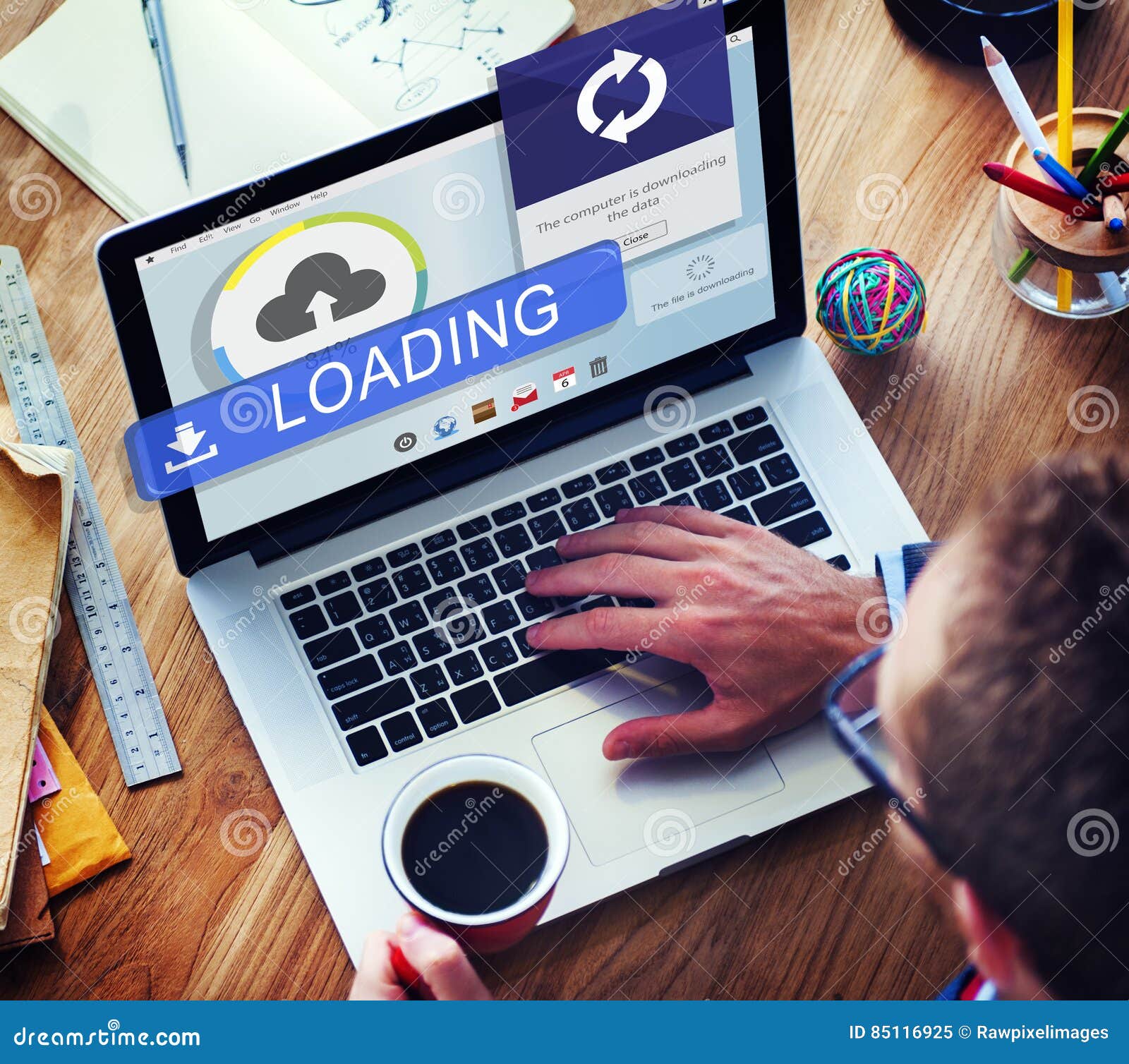 Browsing Network Internet Software Technology Concept Stock Image ...