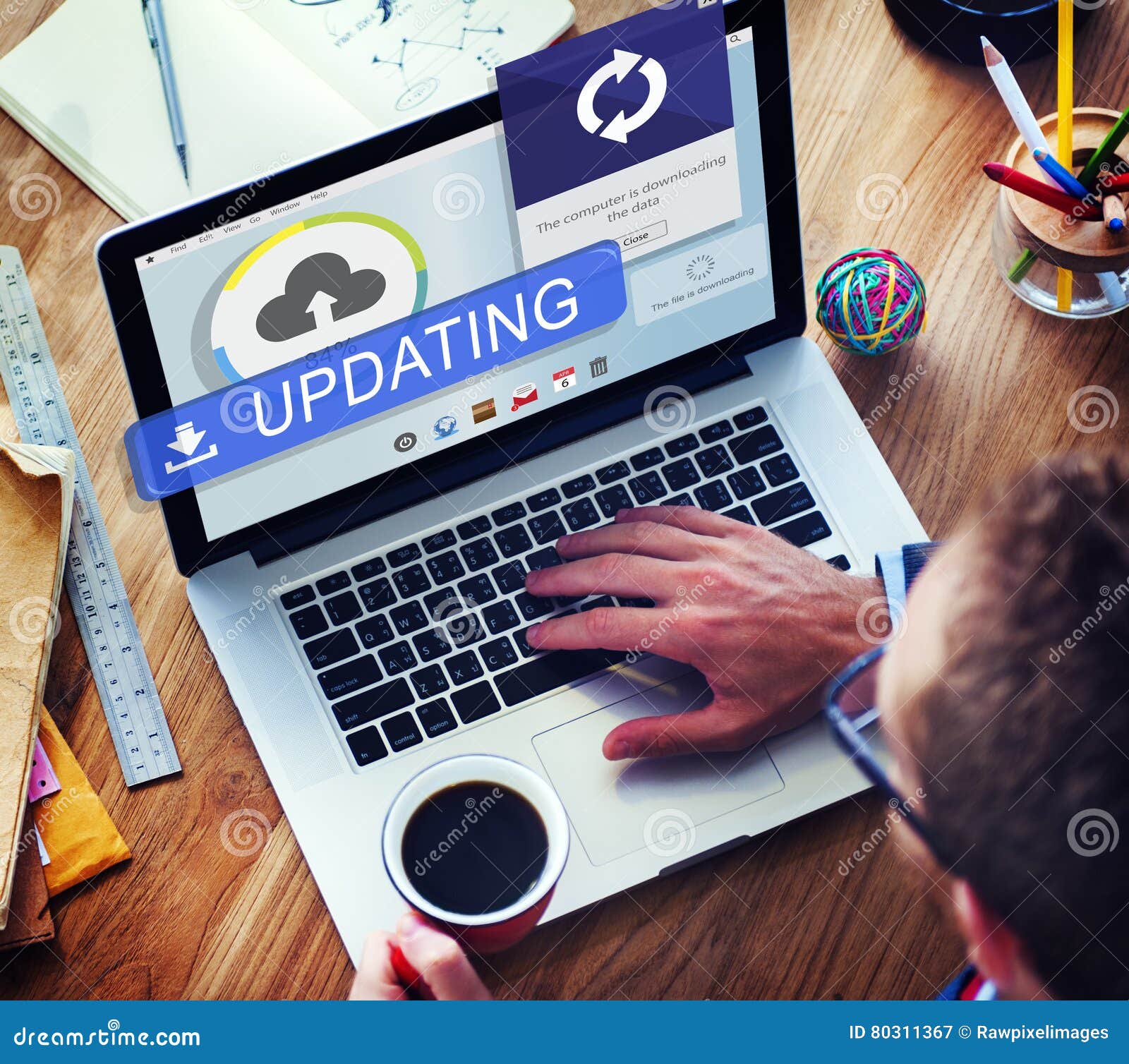 Browsing Network Internet Software Technology Concept Stock Image ...