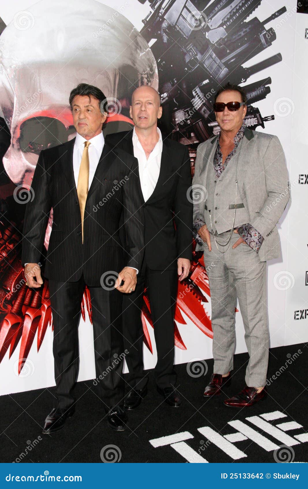 Bruce Willis,Mickey Rourke,Sylvester Stallone Editorial Image ...
