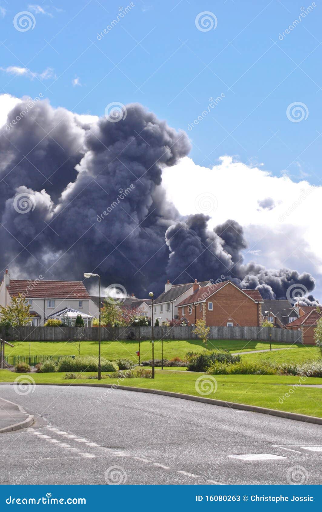Brucefield Fire in West Lothian Editorial Stock Photo - Image of ...
